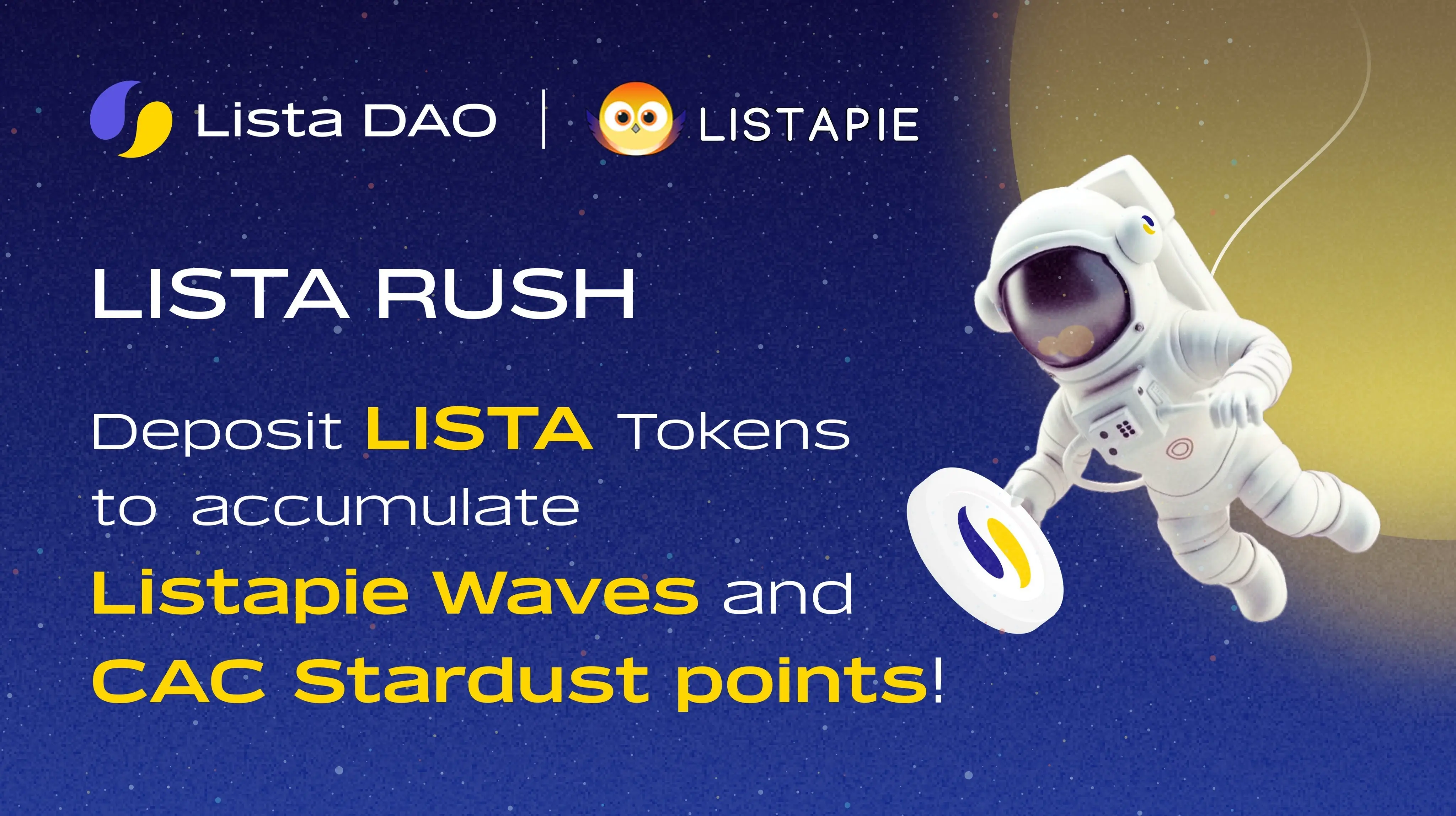 Introducing Listapie and the Exciting LISTA Rush! by Lista DAO | Galxe ...