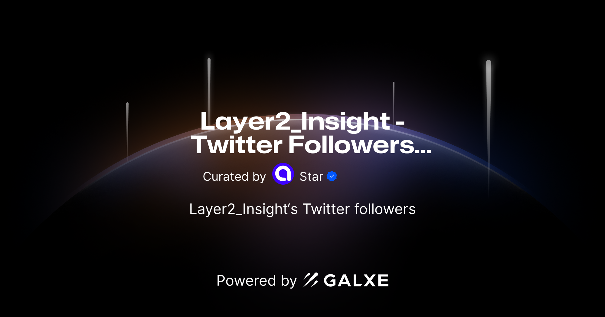 Layer2_Insight - Twitter Followers Credential | Galxe