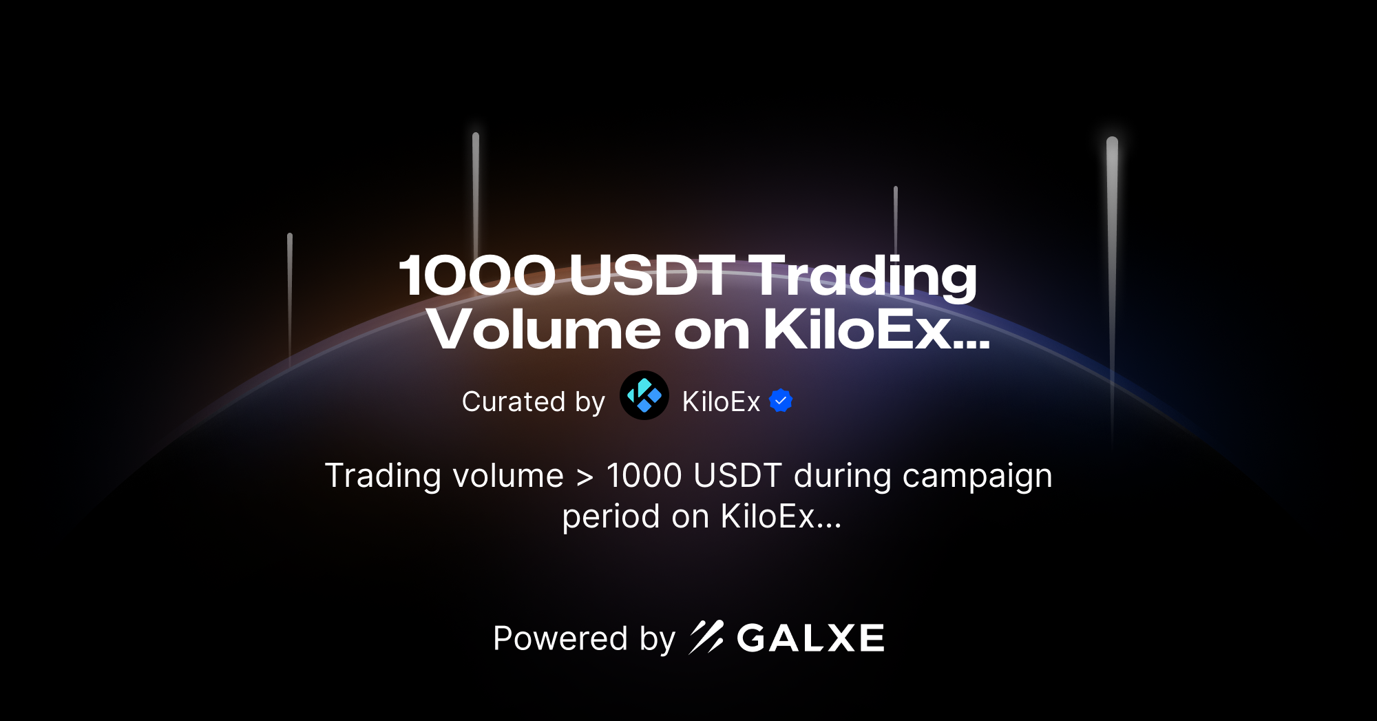 1000 USDT Trading Volume on KiloEx Credential | Galxe