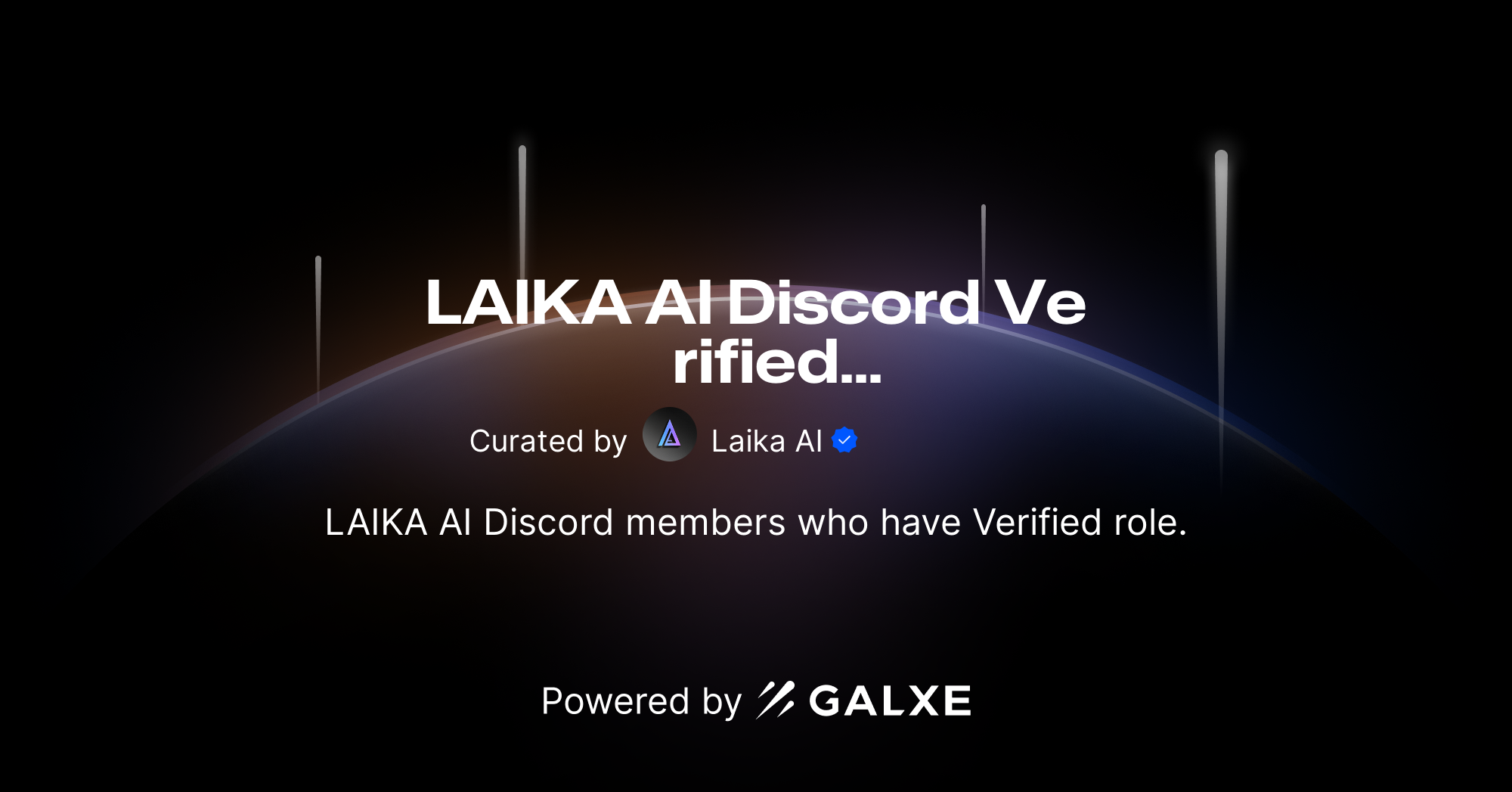 LAIKA AI Discord Verified Credential | Galxe