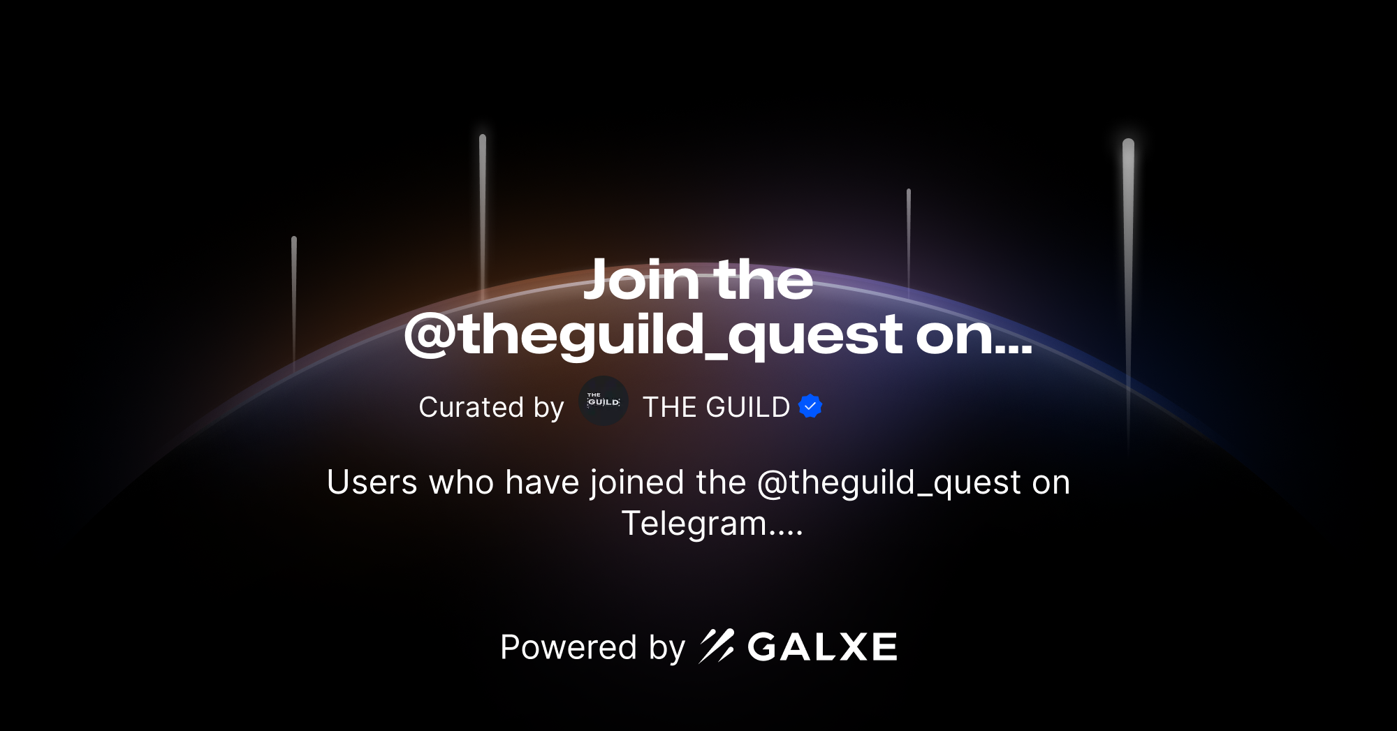 Join the @theguild_quest on Telegram Credential | Galxe