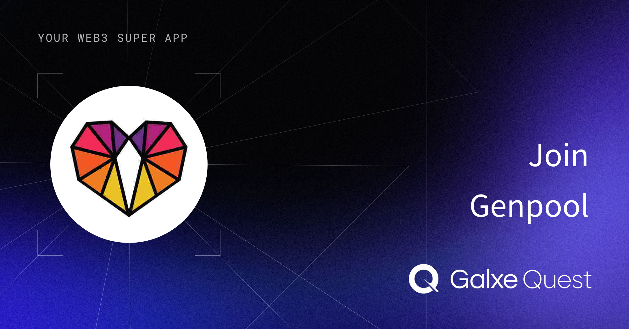 Join Genpool on Galxe Quest