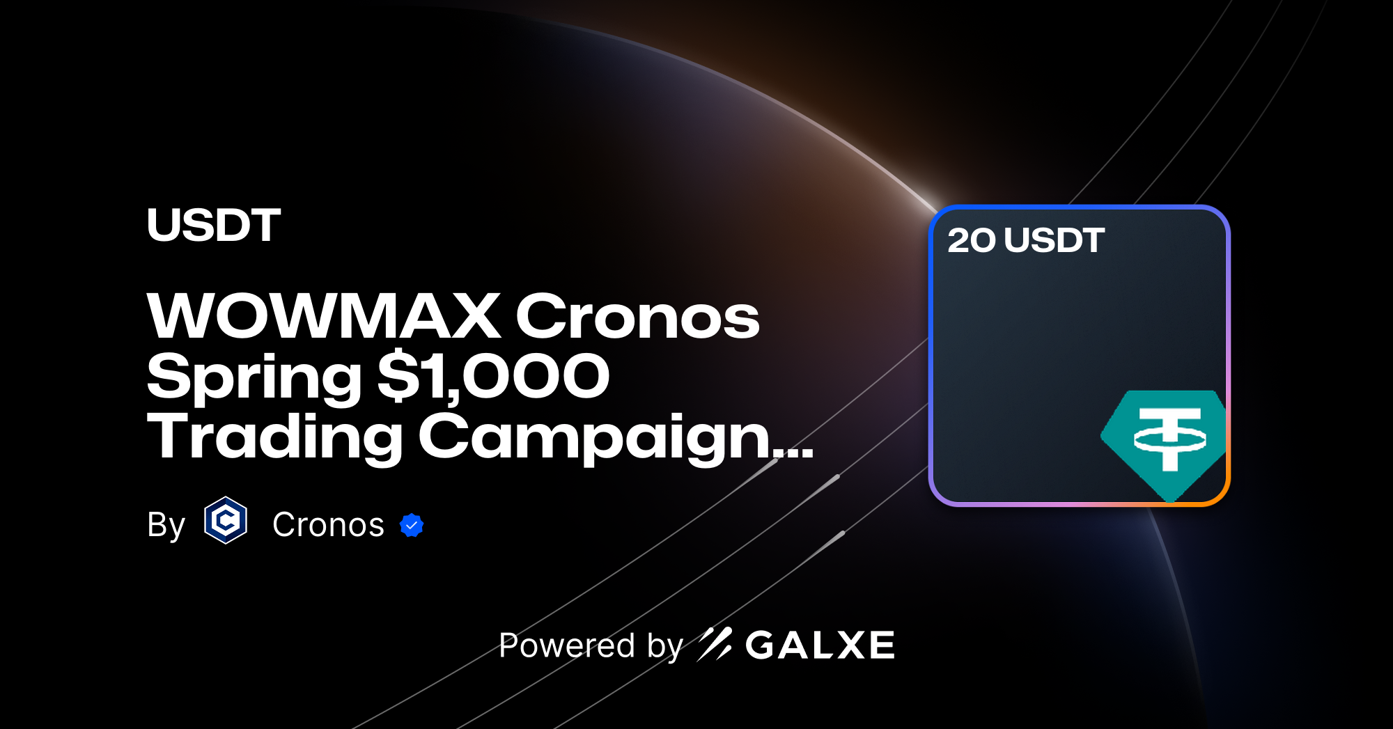 WOWMAX Cronos Spring $1,000 Trading Campaign by Cronos | Galxe Quest