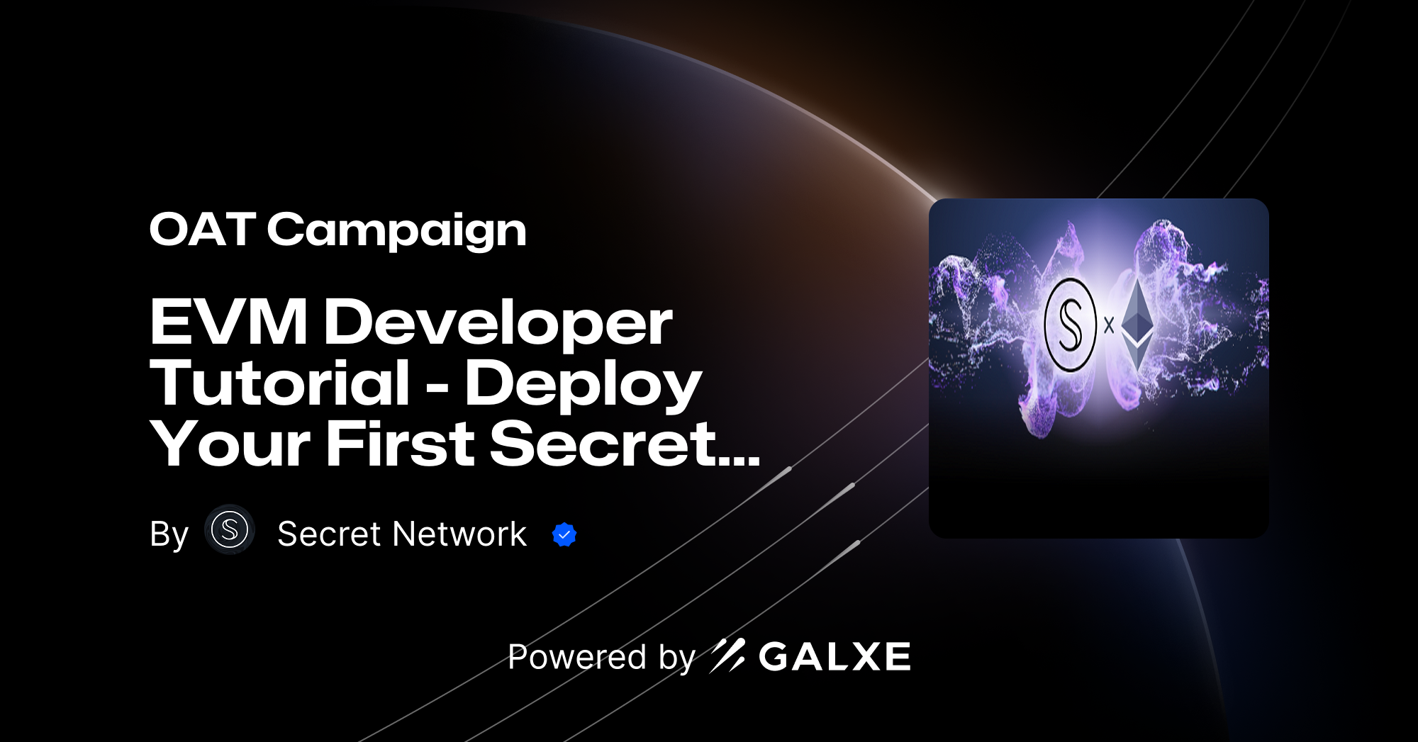EVM Developer Tutorial - Deploy Your First Secret Contract by Secret Network | Galxe Quest