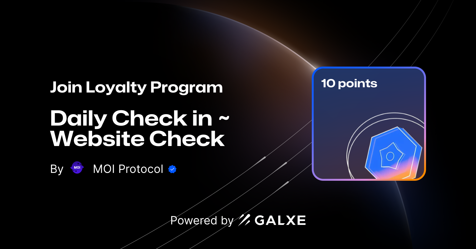 Join Daily Check in ~ Website Check Loyalty Program from MOI Protocol ...