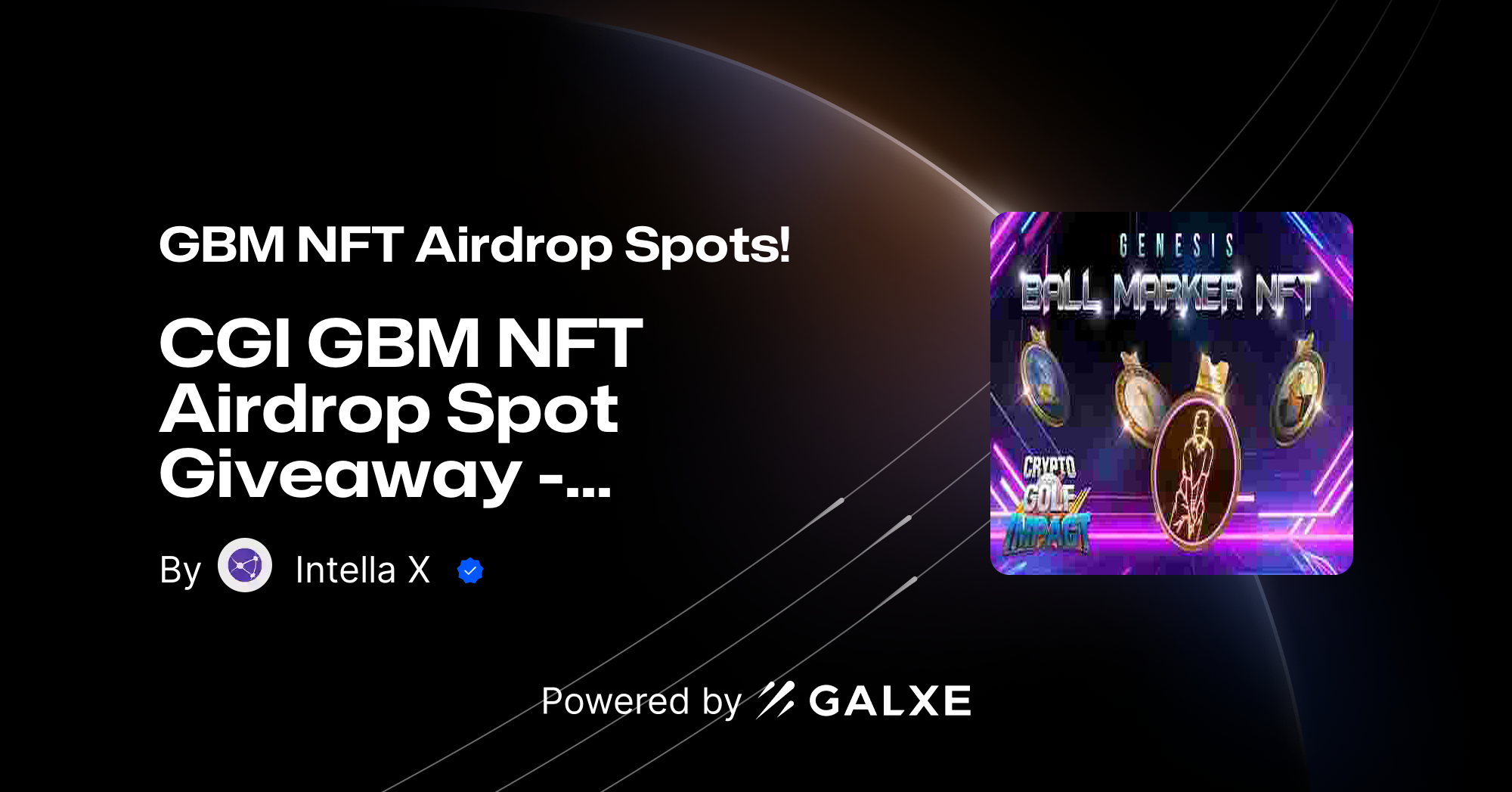 CGI GBM NFT Airdrop Spot Giveaway - Increase your token earnings! by ...
