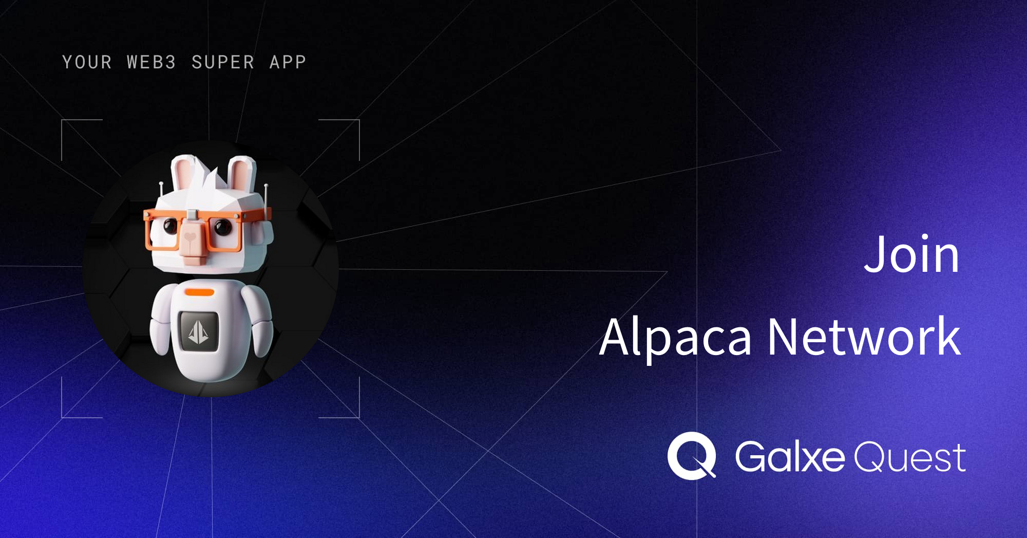 Join Alpaca Network on Galxe Quest