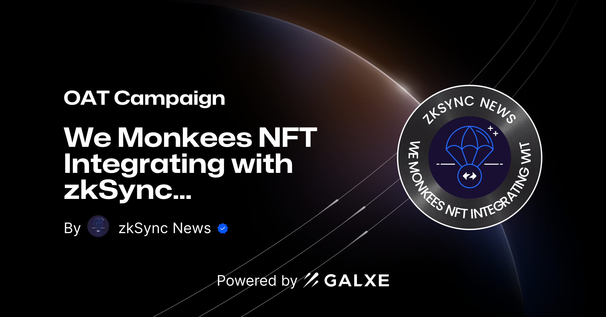 We Monkees NFT Integrating with zkSync by zkSync News | Galxe Quest