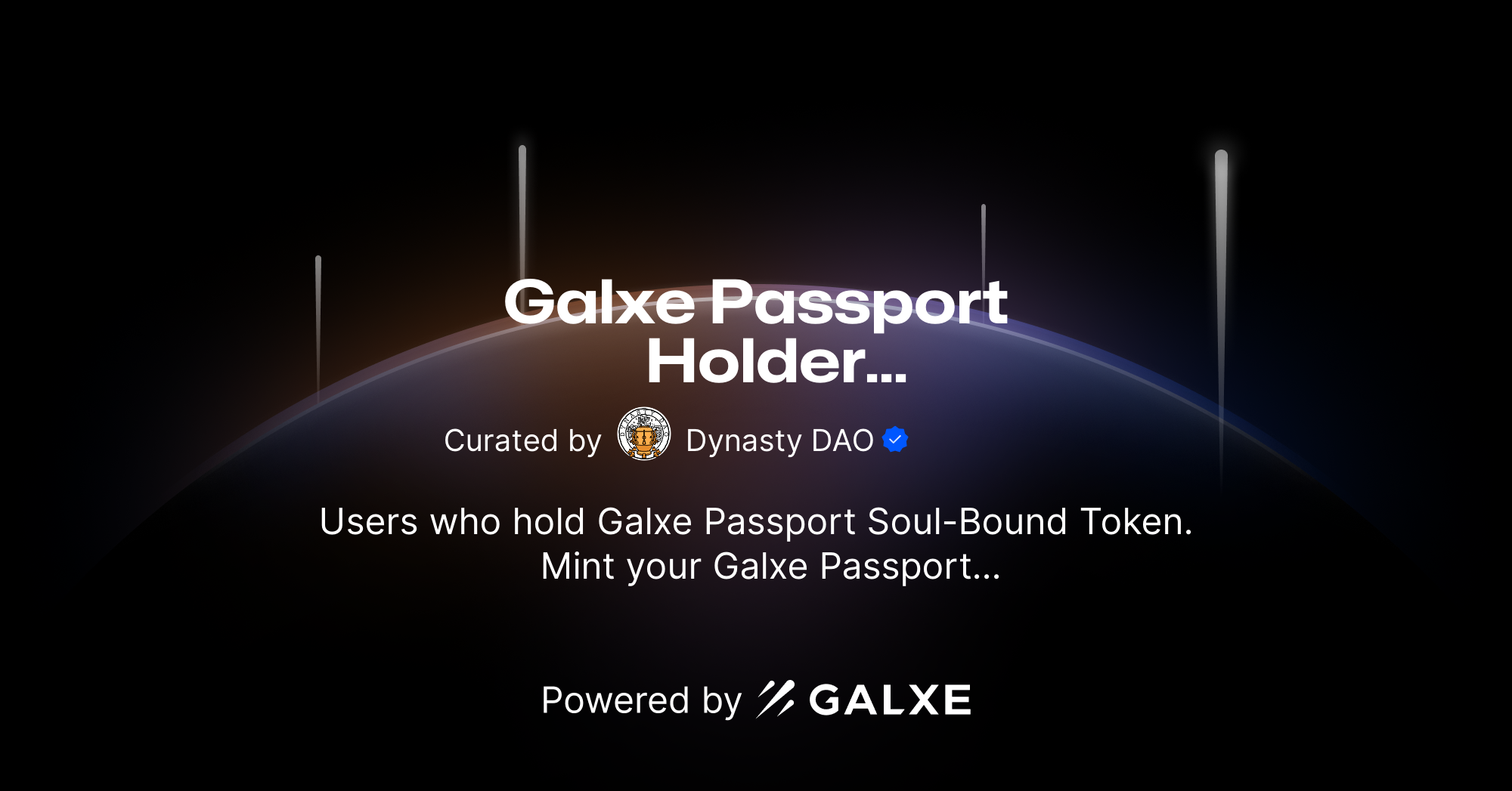 Galxe Passport Holder Credential | Galxe
