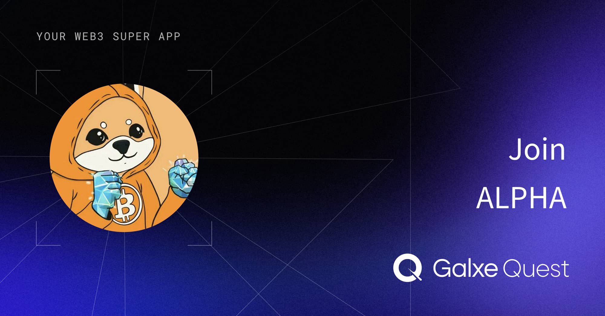 Join ALPHA on Galxe Quest