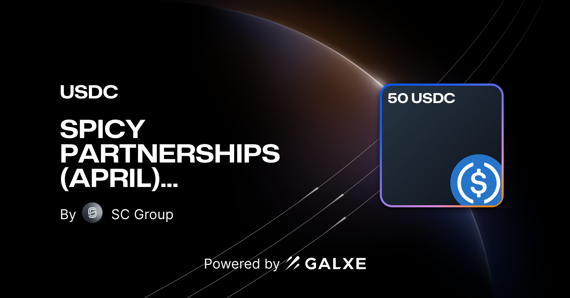 SPICY PARTNERSHIPS (APRIL) by SC Group | Galxe Quest