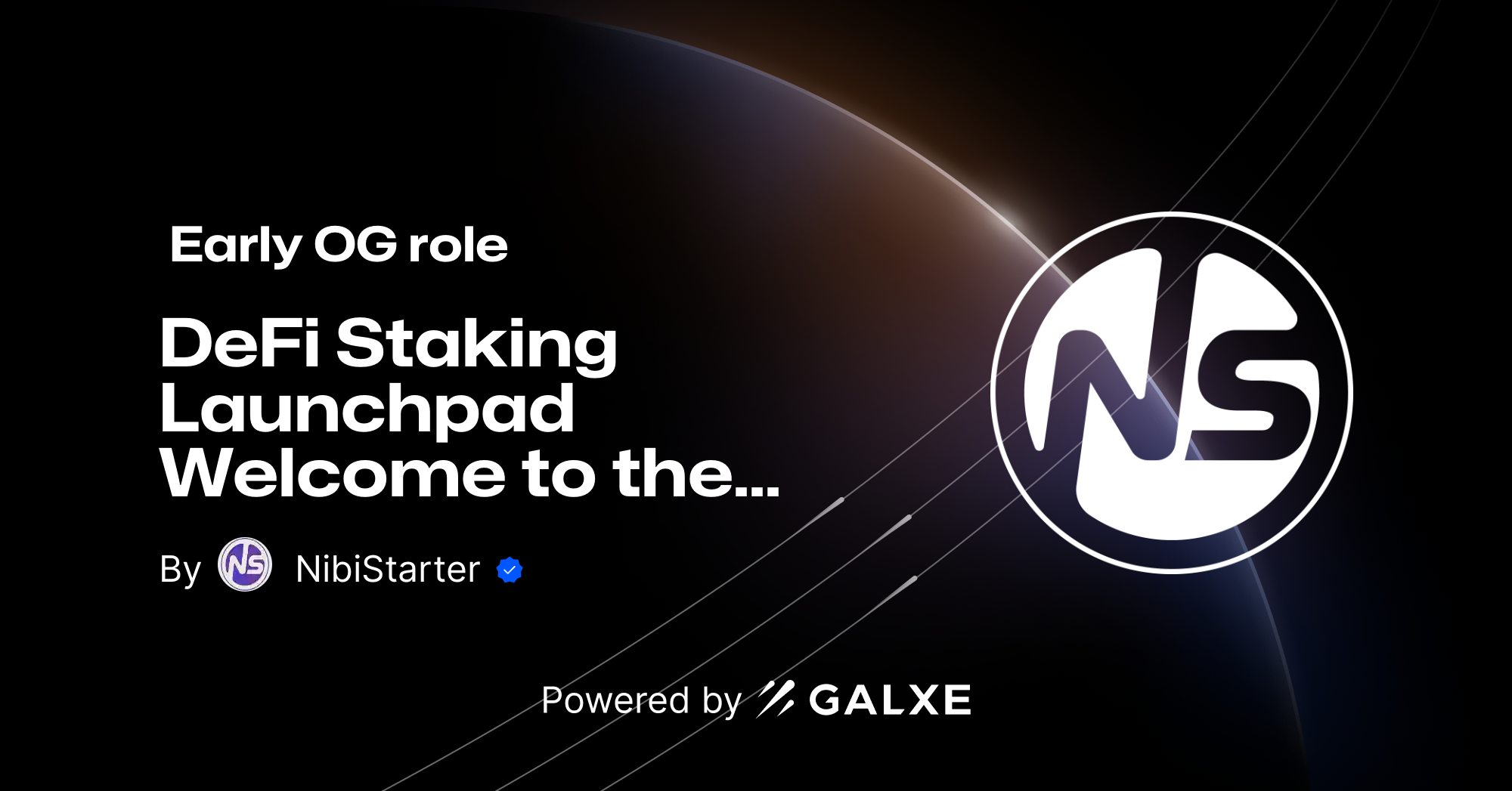 DeFi Staking Launchpad Welcome to the Galxe: NibiStarter Early Birds Edition! by Fluxion | Galxe ...