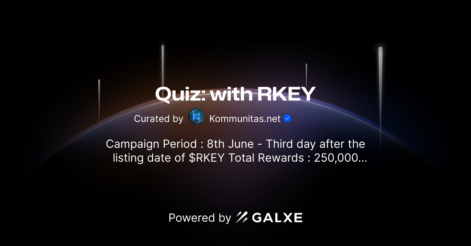 Quiz: with RKEY Credential | Galxe