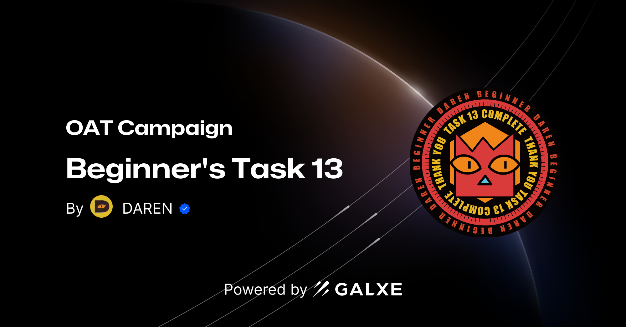Beginner's Task 13 by DAREN | Galxe Quest