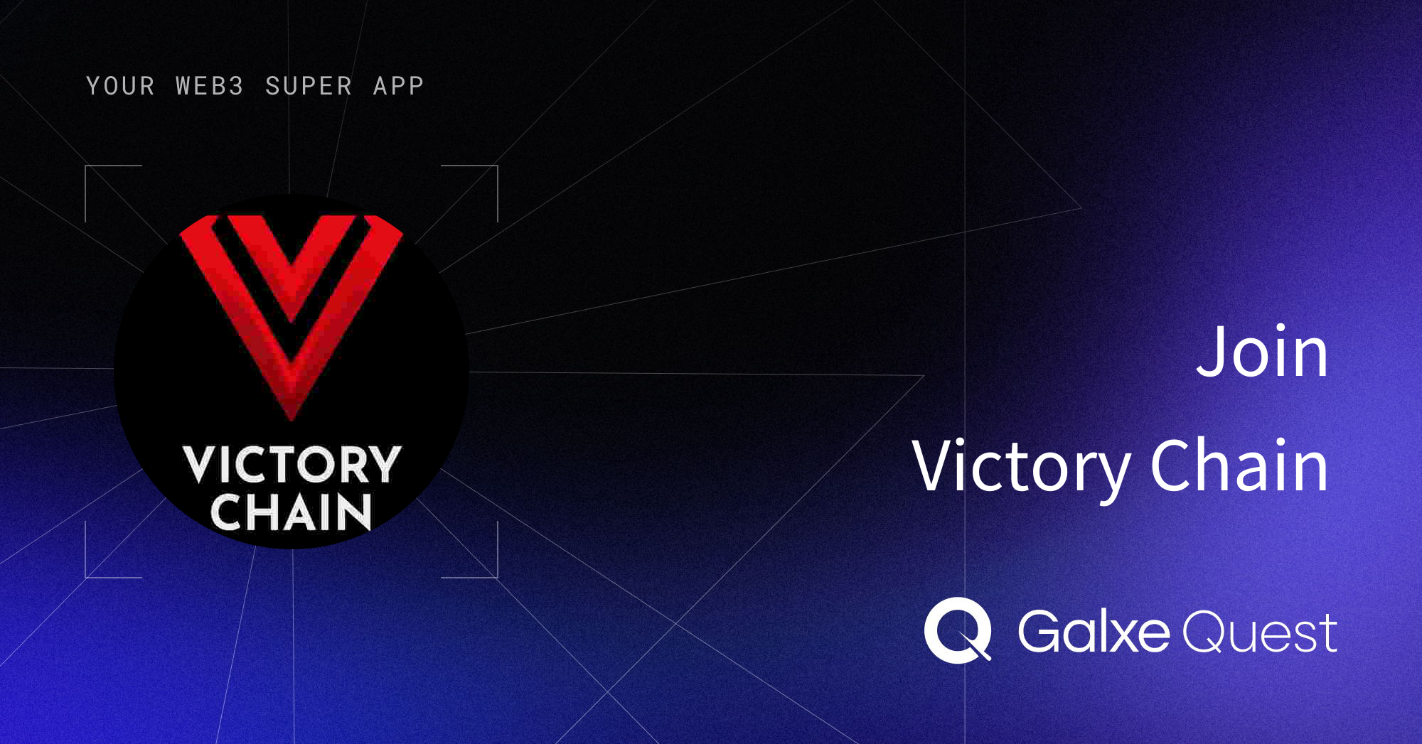 Join Victory Chain on Galxe Quest