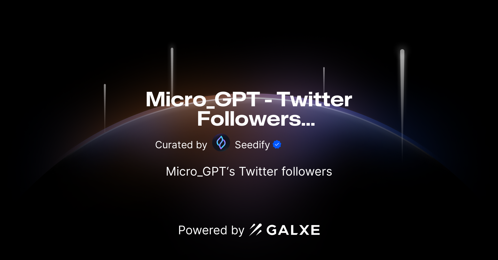 Micro_GPT - X Followers Credential | Galxe