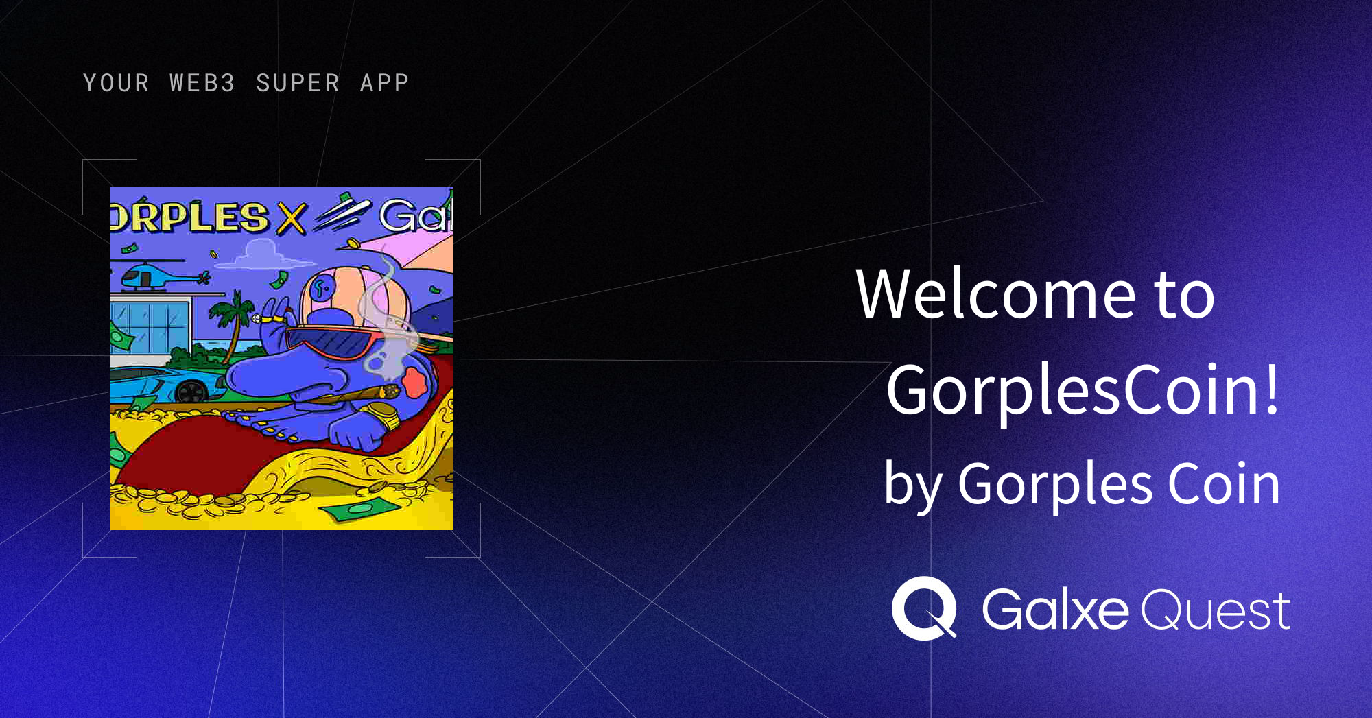 👋 Welcome to GorplesCoin! by Gorples Coin | Galxe Quest