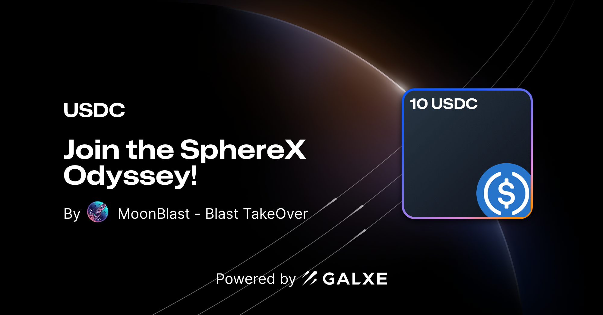 Join the SphereX Odyssey! by MoonBlast - Blast TakeOver | Galxe