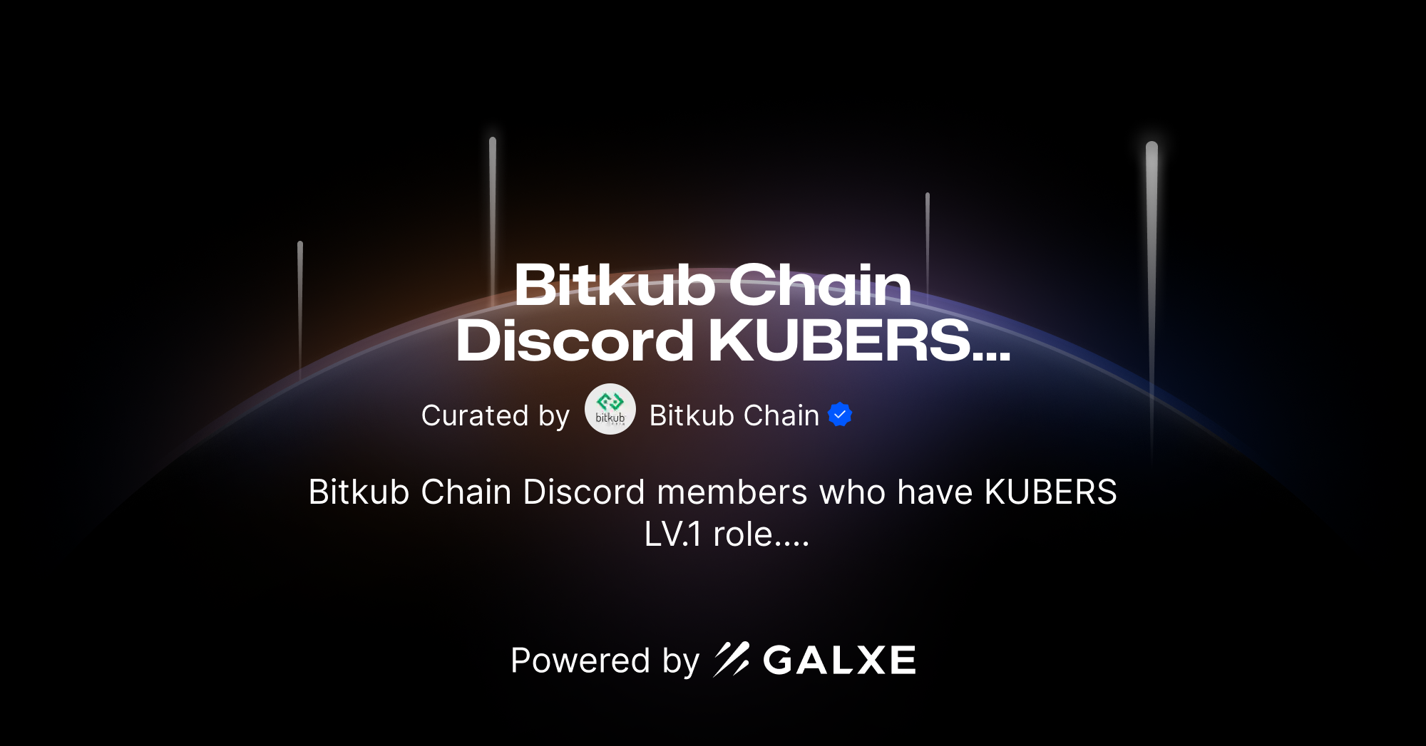 Bitkub Chain Discord KUBERS LV.1 Credential | Galxe