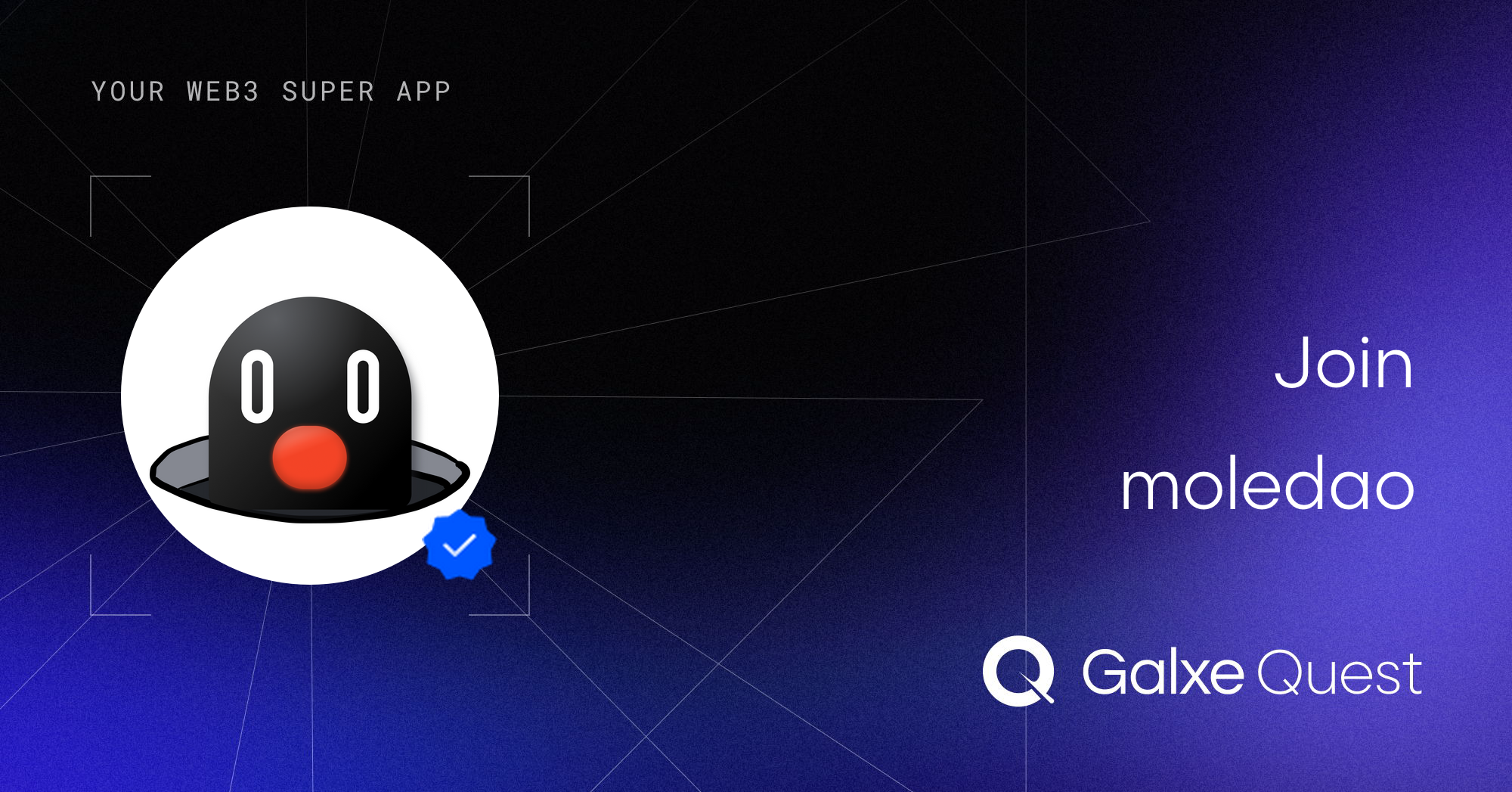 Join moledao on Galxe Quest