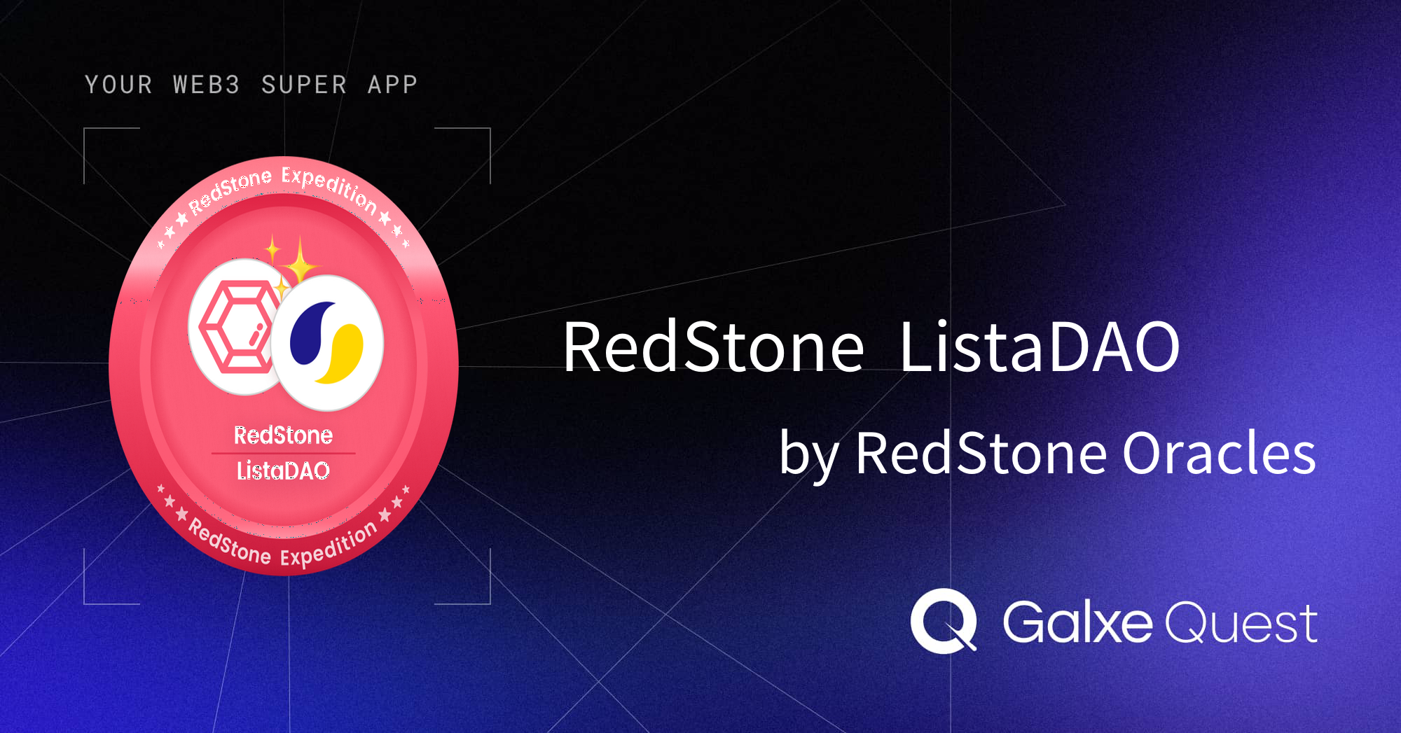 RedStone ️ ListaDAO by RedStone Oracles | Galxe Quest