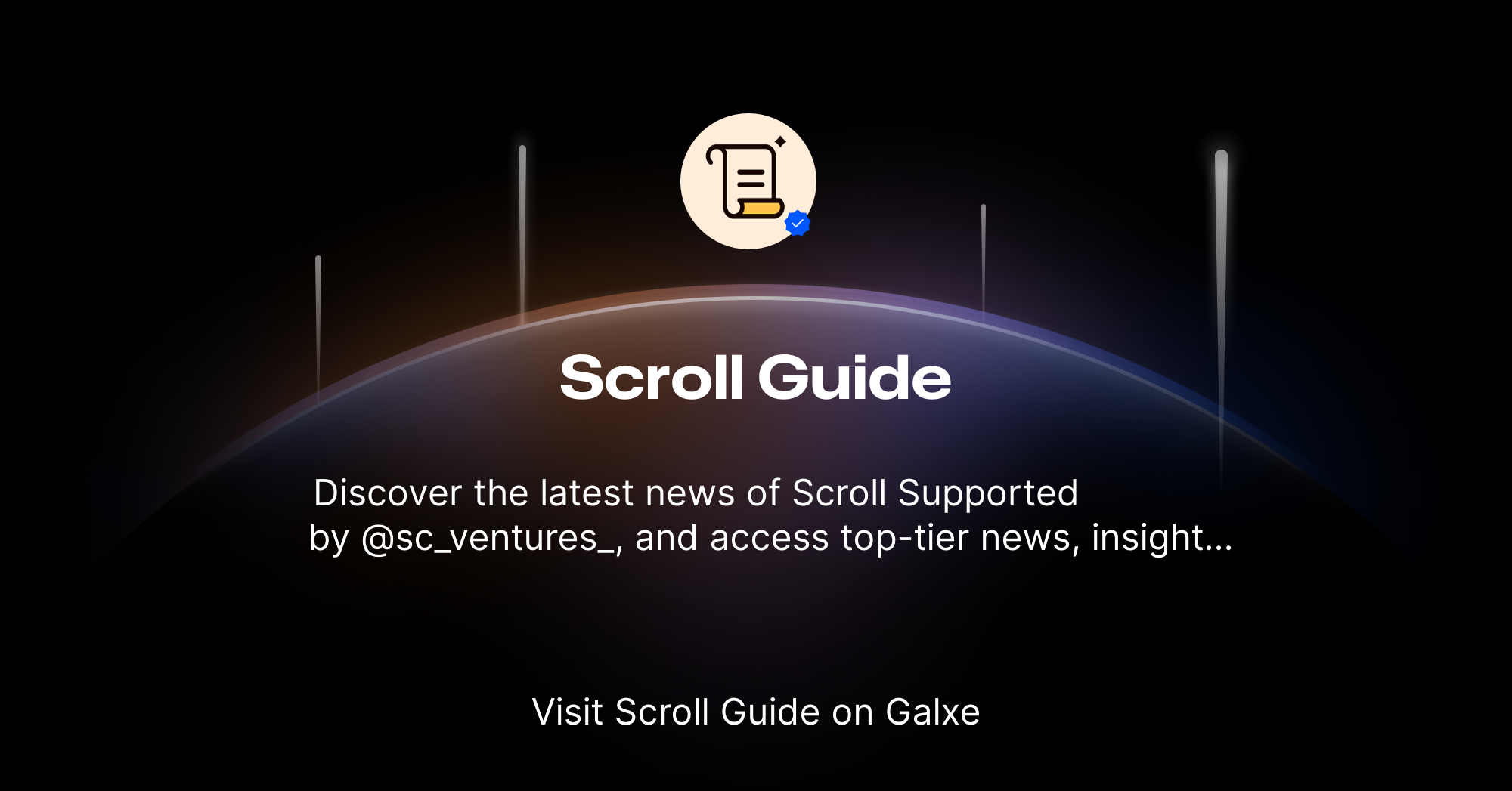 Join Scroll Guide on Galxe