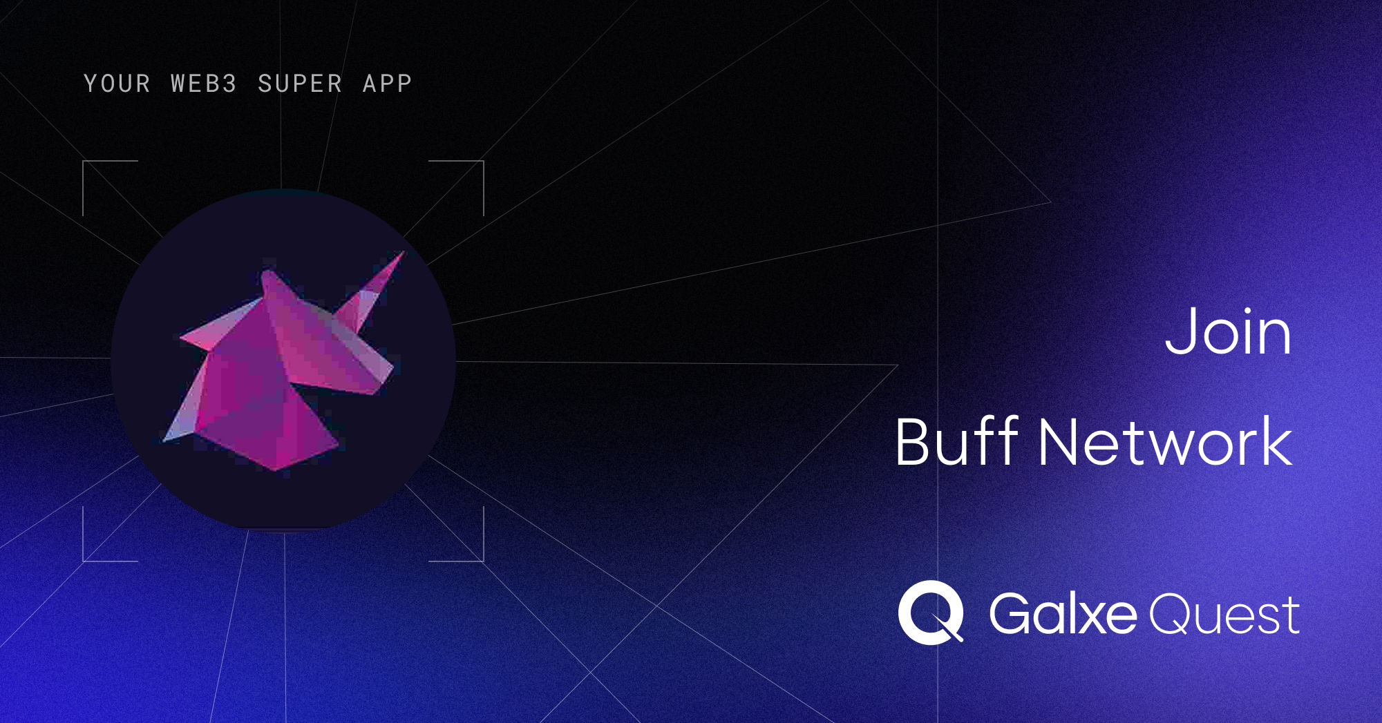 Join Buff Network on Galxe Quest