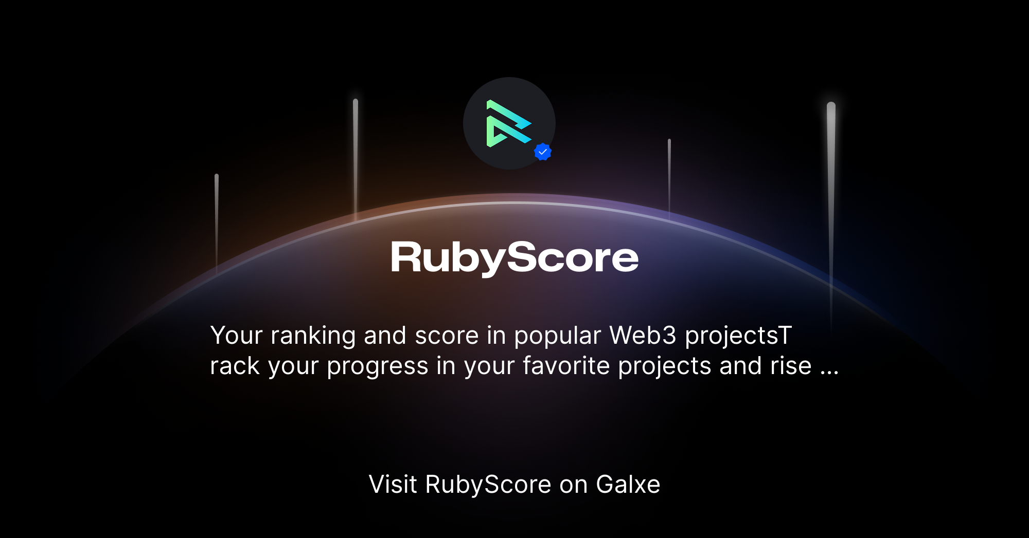 Join RubyScore on Galxe