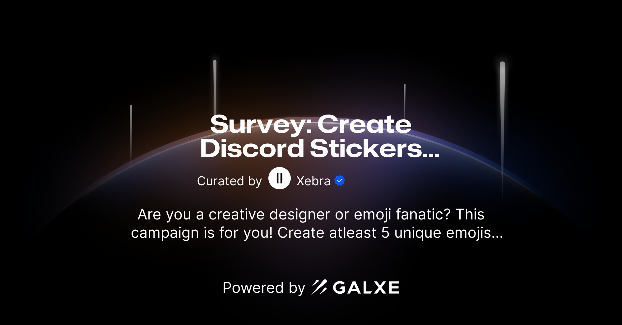 Survey: Create Discord Stickers and Emojis Credential | Galxe