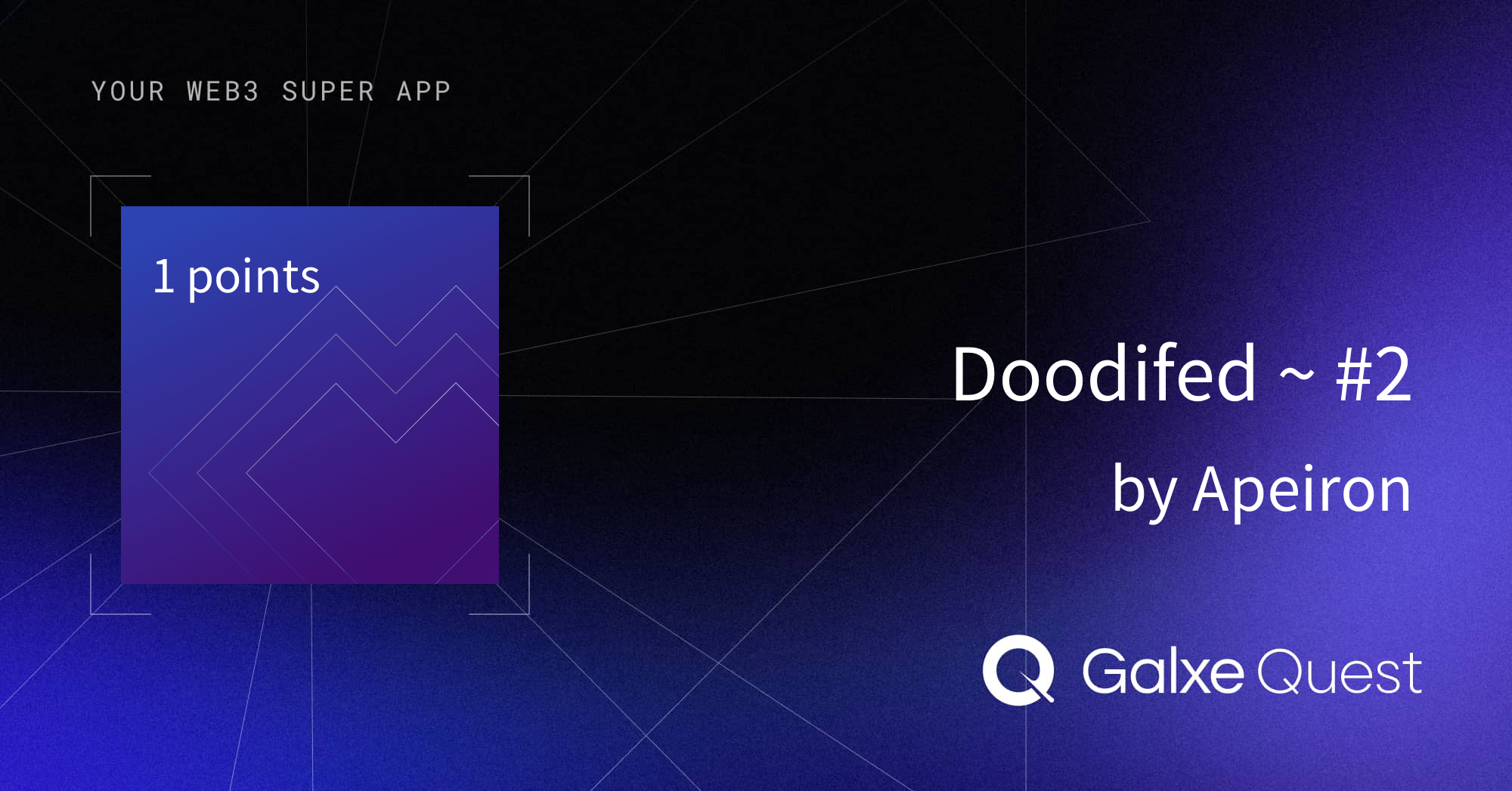 Doodifed ~ #2 by Apeiron | Galxe Quest