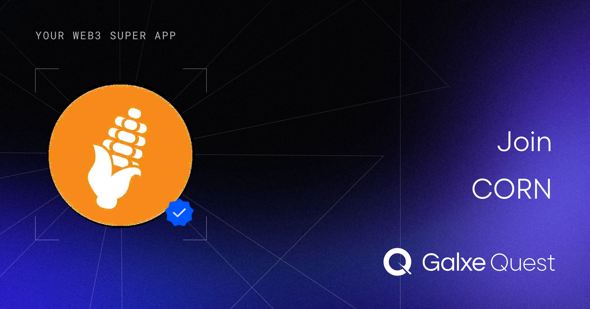 Join CORN on Galxe Quest