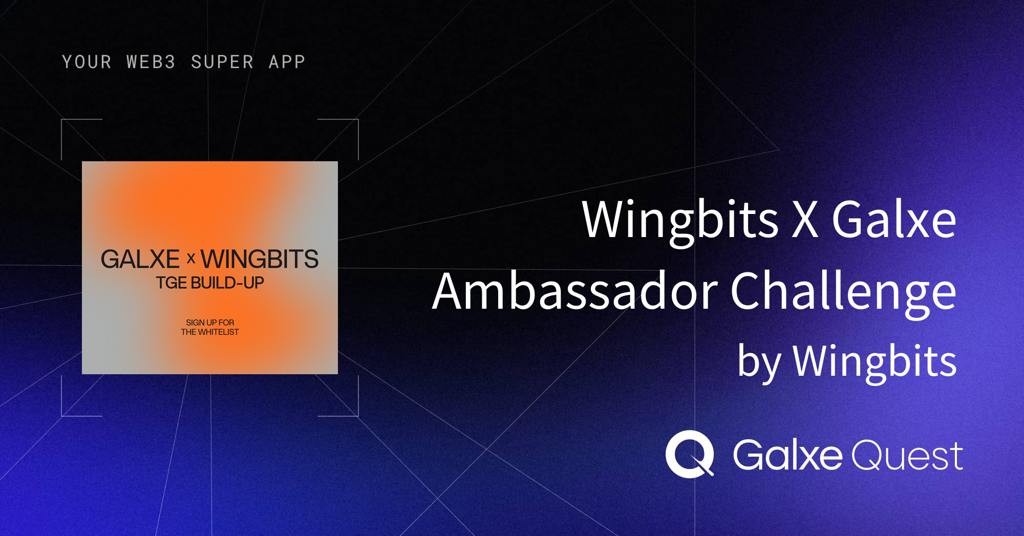 Wingbits X Galxe Ambassador Challenge by Wingbits | Galxe Quest