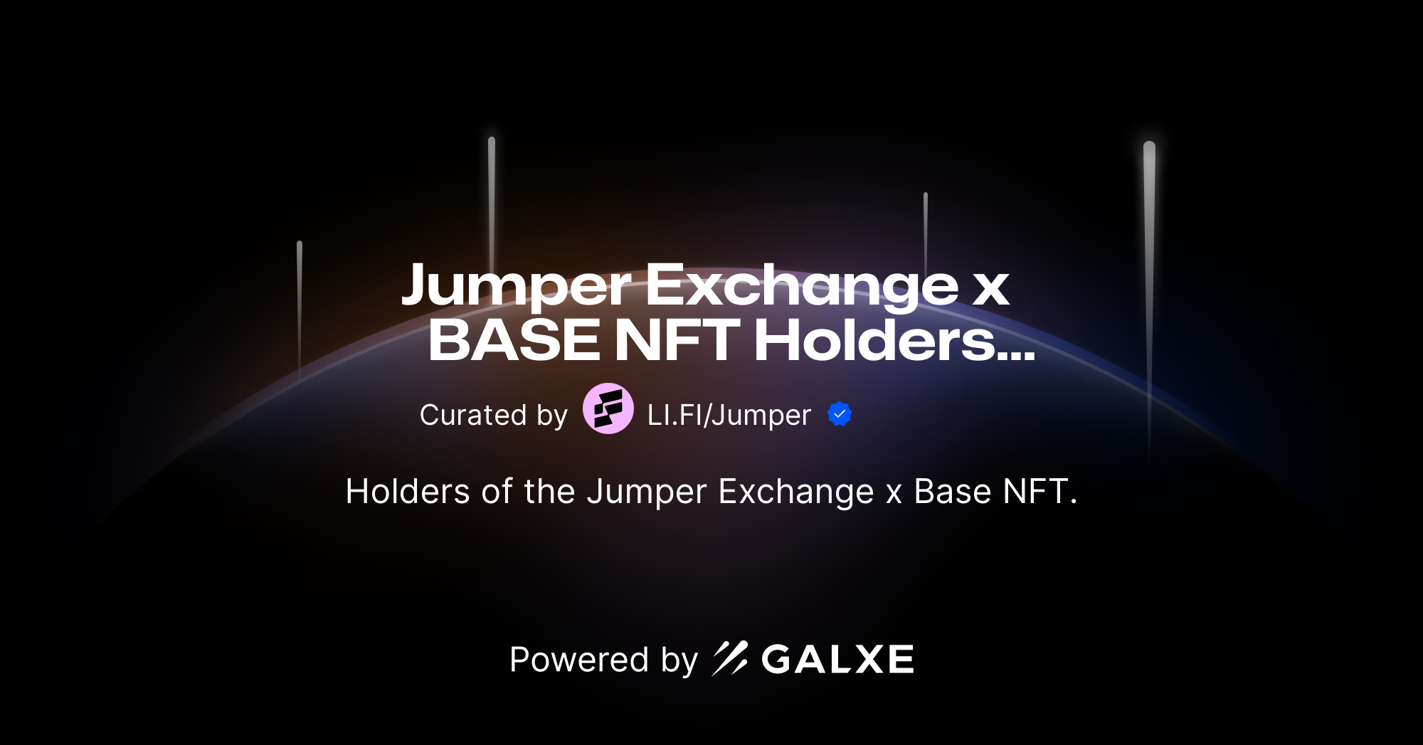 Jumper Exchange x BASE NFT Holders Credential | Galxe