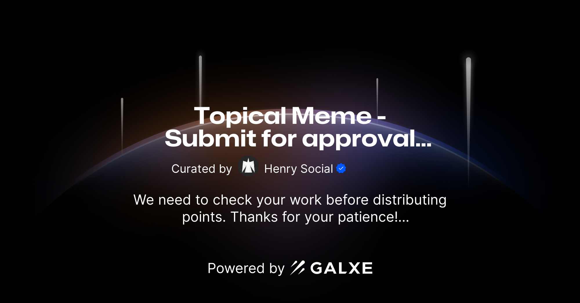 Topical Meme - Submit for approval (takes up to 12 hours) Credential ...