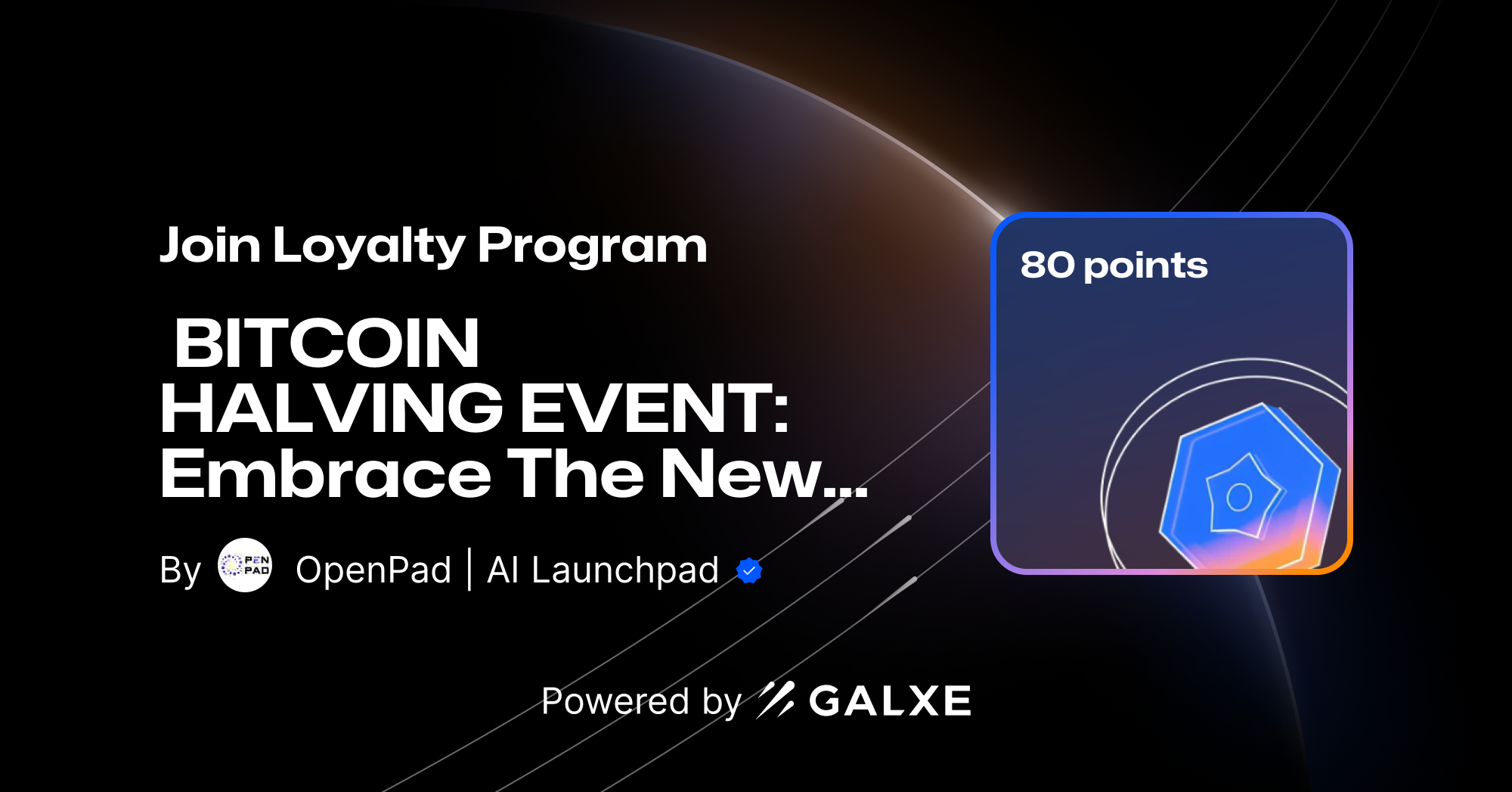 🎉 BITCOIN HALVING EVENT: Embrace The New Era Of Bitcoin! by OpenPad AI ...