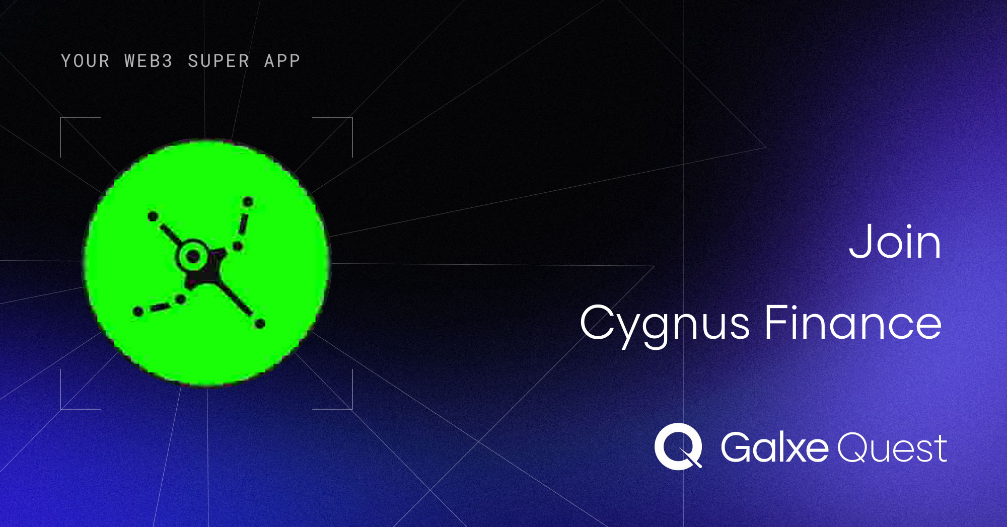 Join Cygnus Finance on Galxe Quest