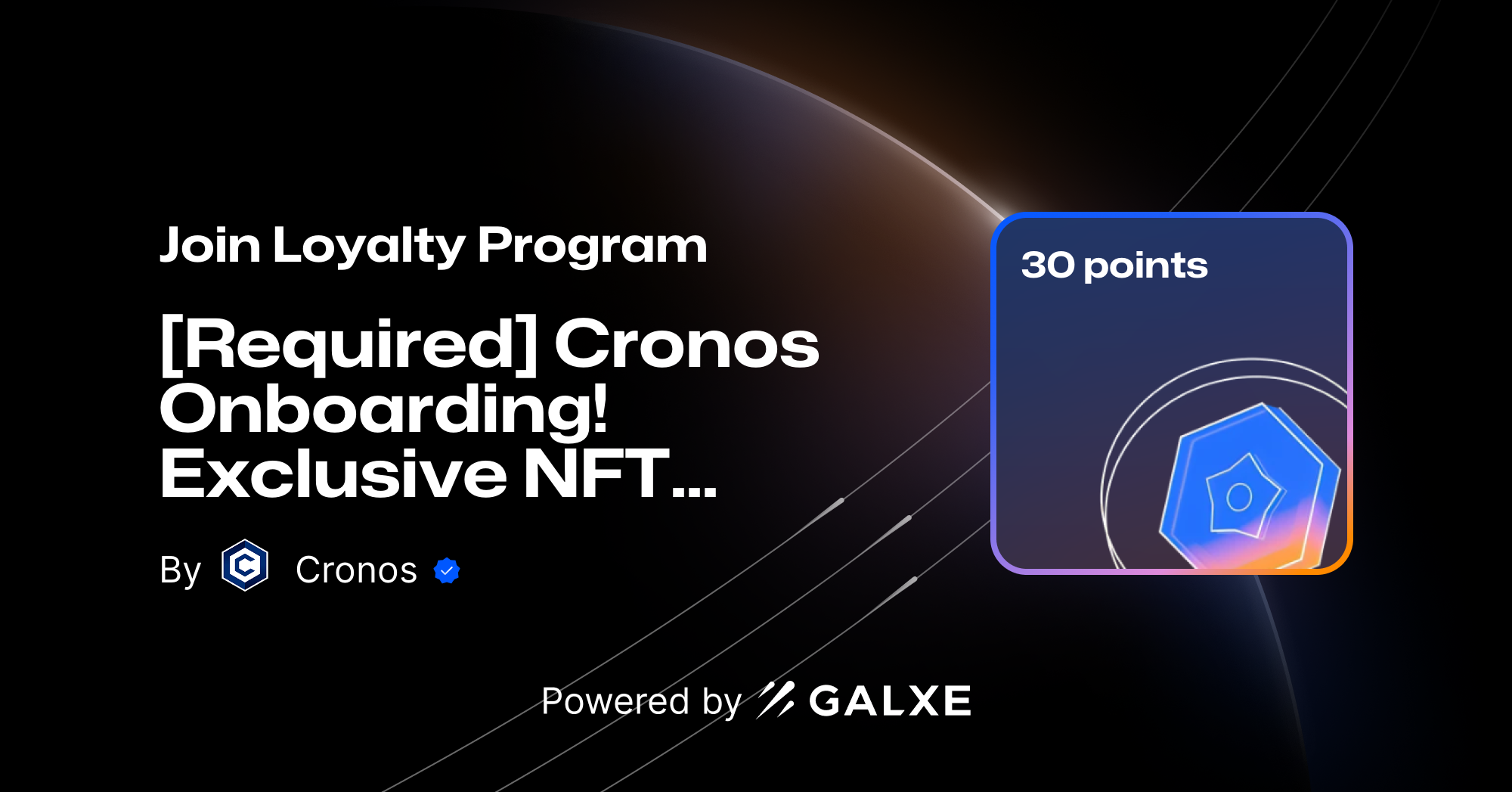 [Required] Cronos Onboarding! Exclusive NFT Airdrop + $1000 $CRO prize ...