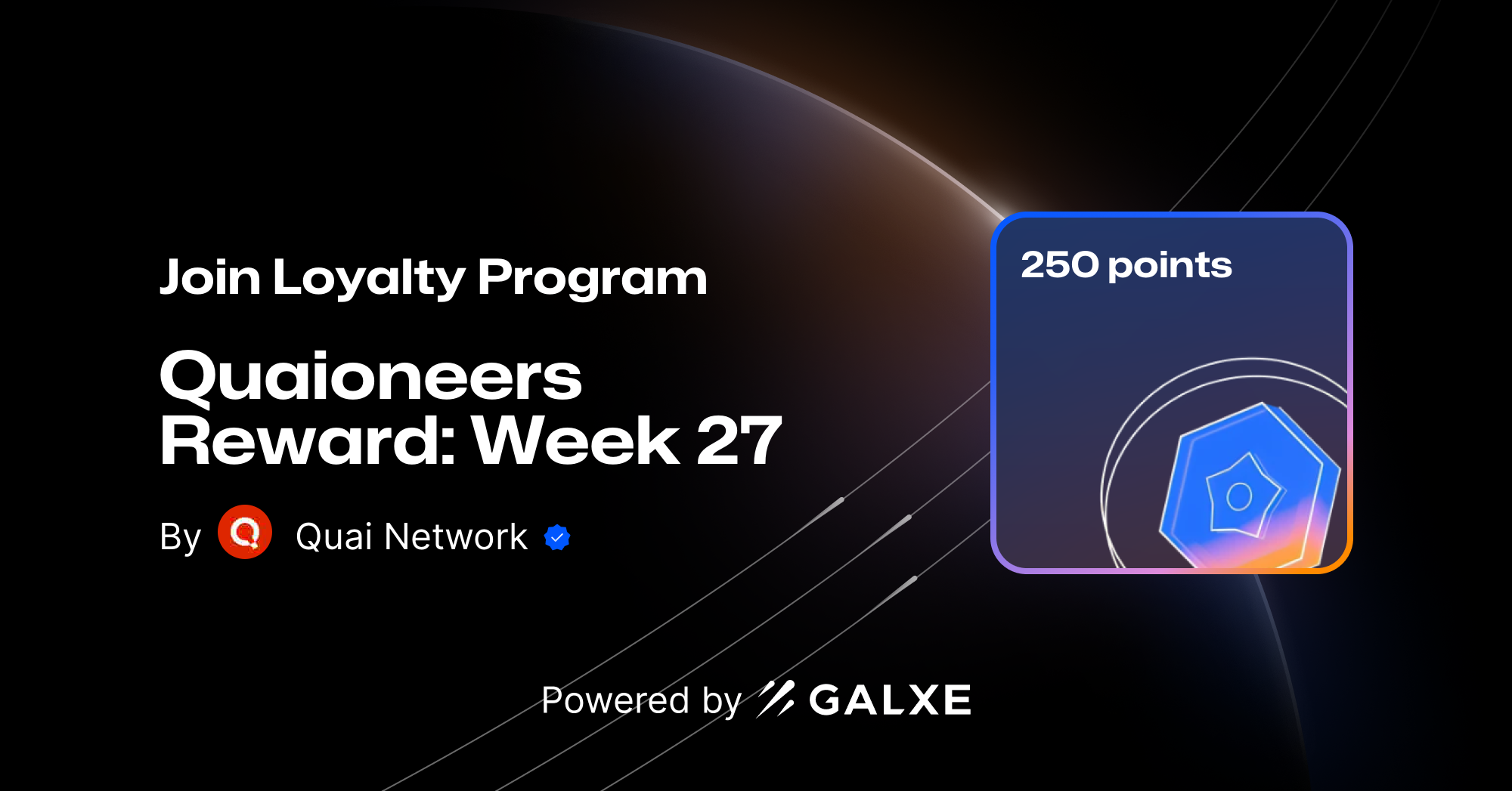 Quaioneers Reward: Week 27 by Quai Network | Galxe Quest