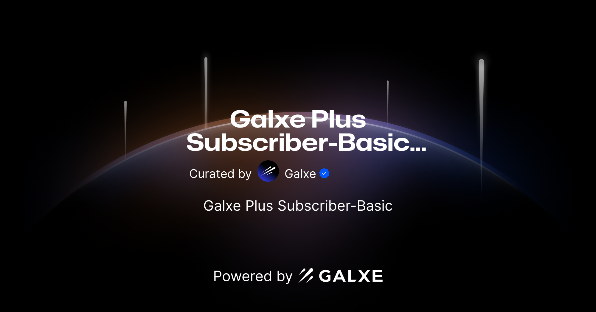 Galxe+ Subscriber-Basic Credential | Galxe