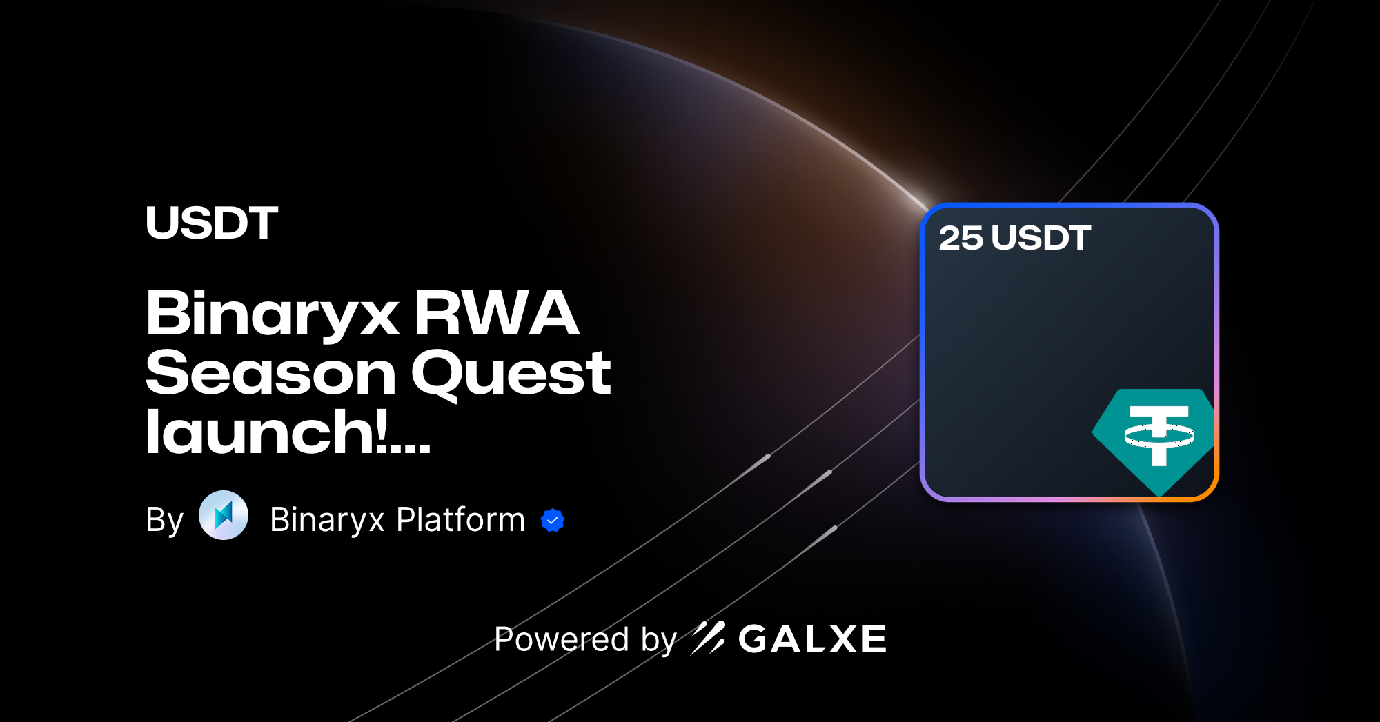 Binaryx RWA Season Quest launch! by Binaryx Platform | Galxe Quest
