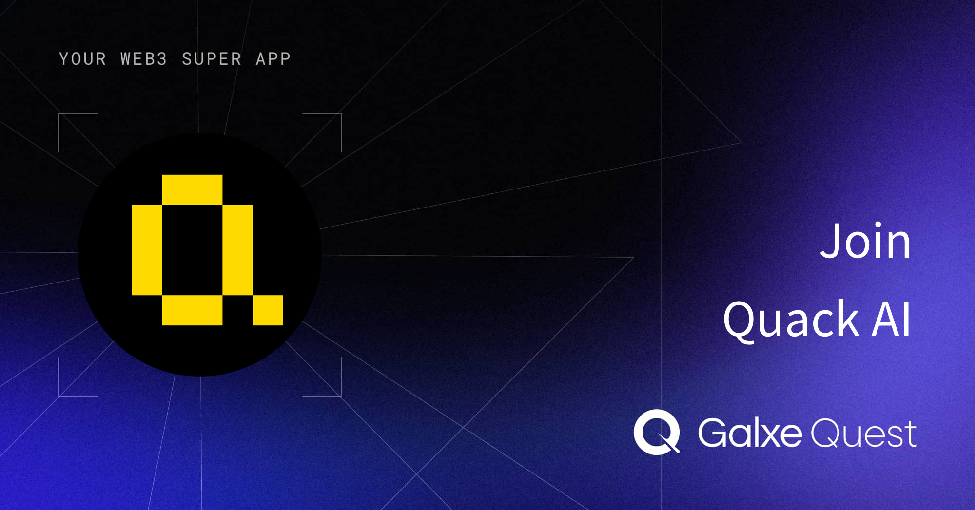 Join Quack AI on Galxe Quest