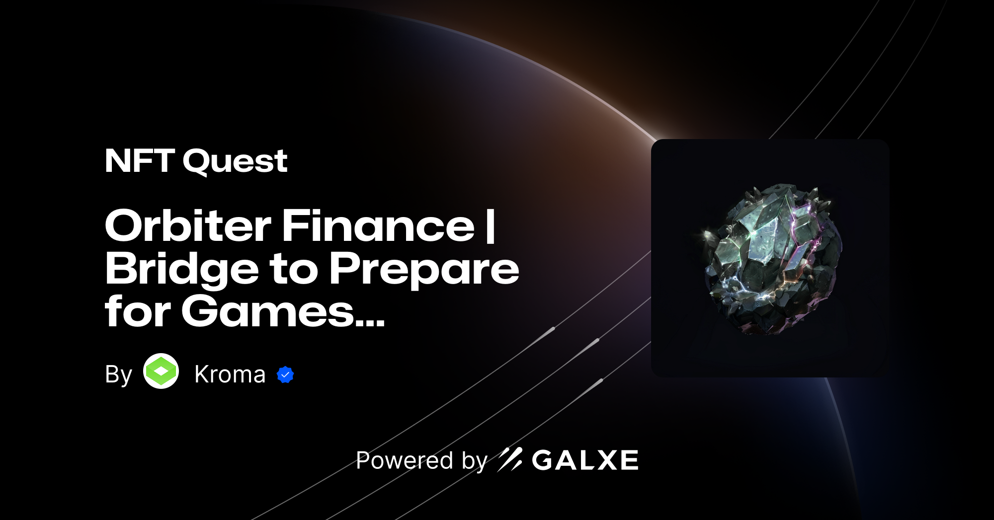 Orbiter Finance | Bridge to Prepare for Games (OPTIONAL) by Kroma ...