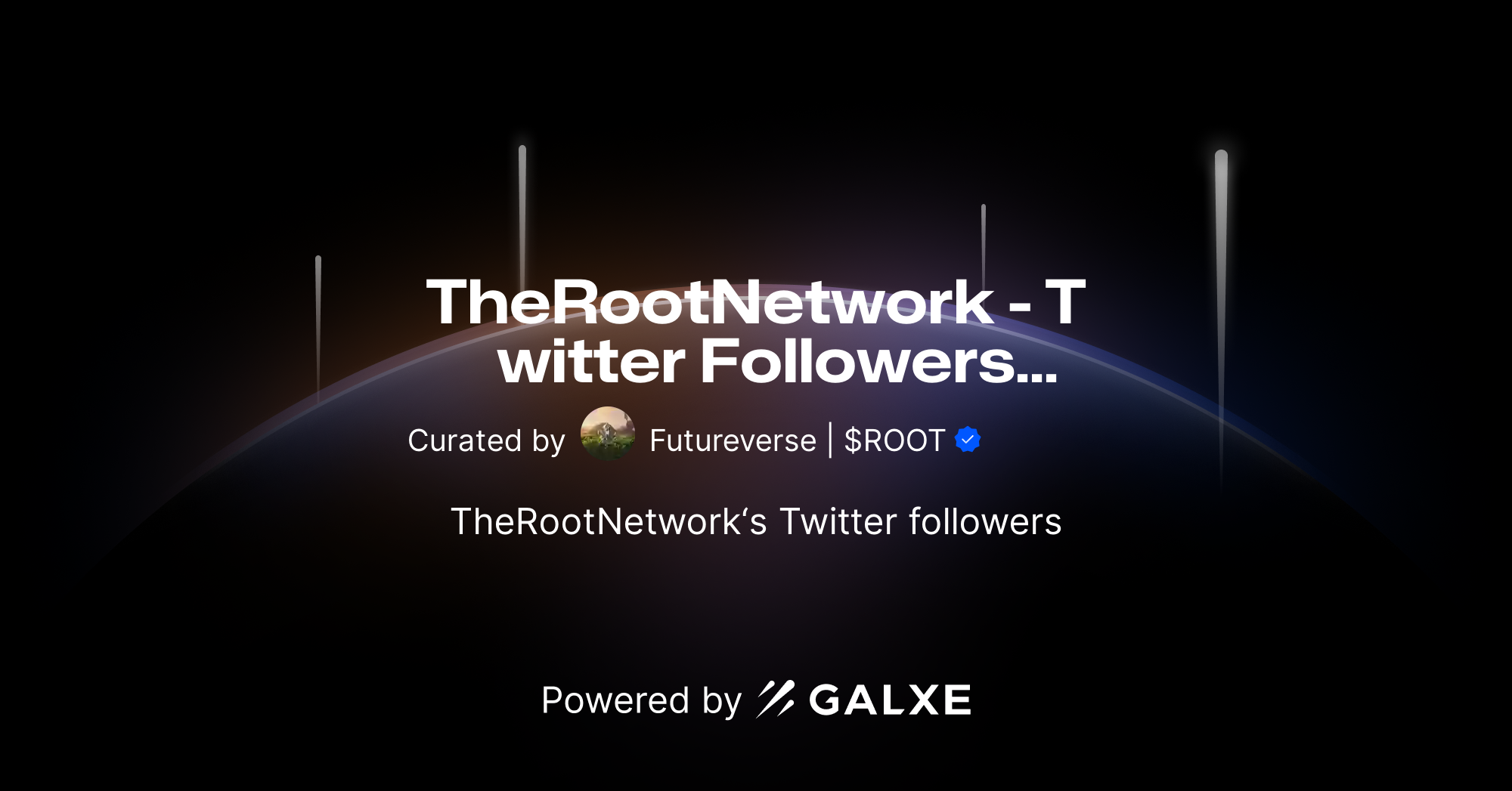 TheRootNetwork - Twitter Followers Credential | Galxe