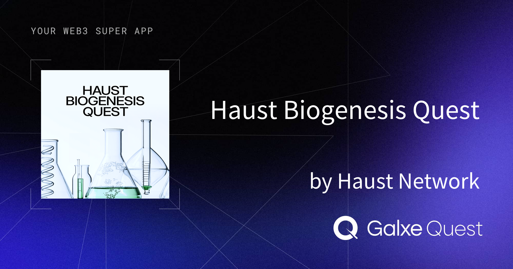 Haust Biogenesis Quest by Haust Network | Galxe Quest