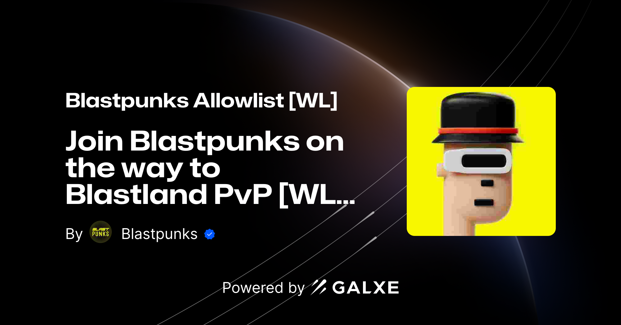 Join Blastpunks on the way to Blastland PvP [WL Allowlist Giveaway] by Blastland | Galxe Quest