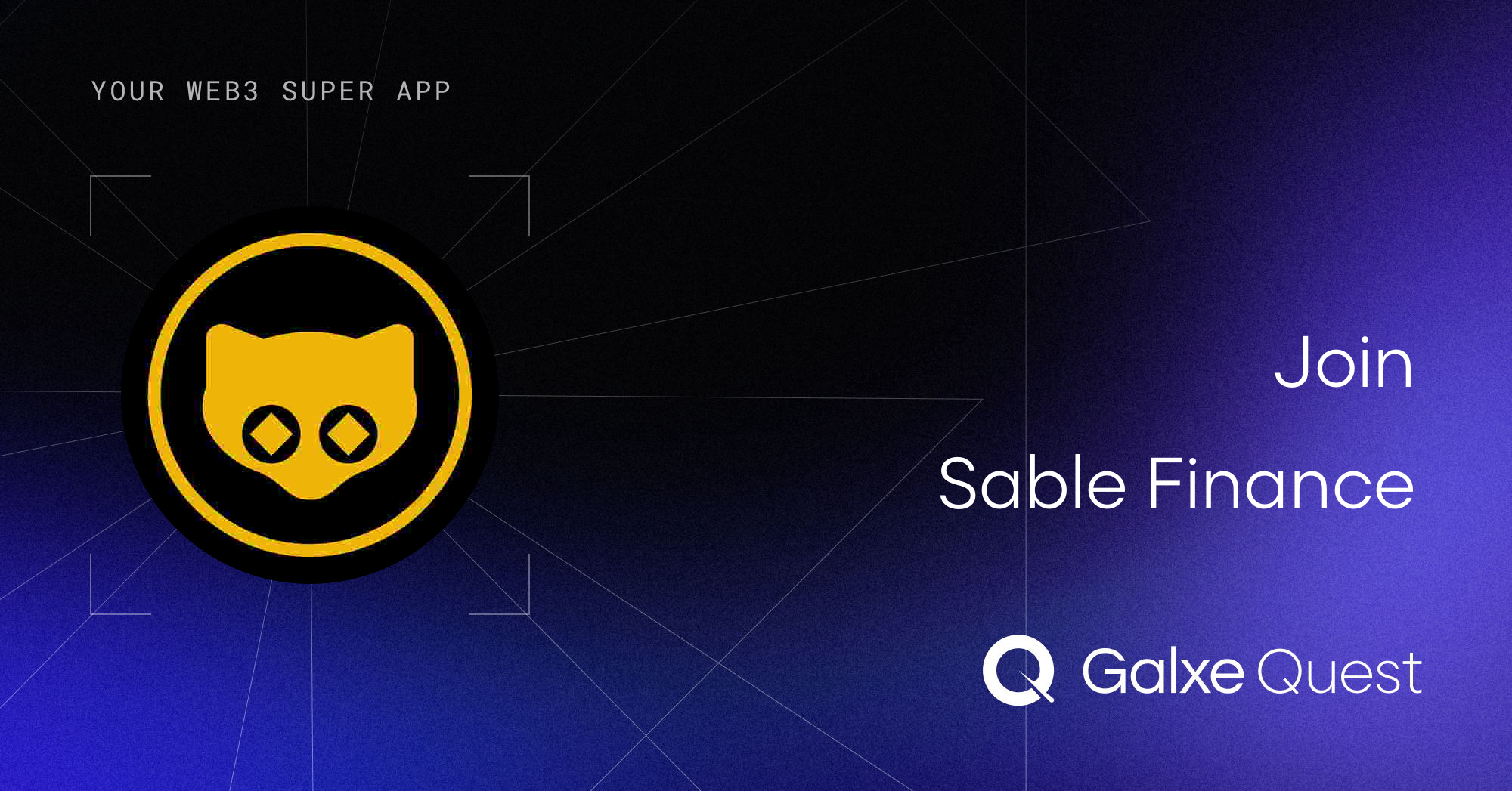 Join Sable Finance on Galxe Quest