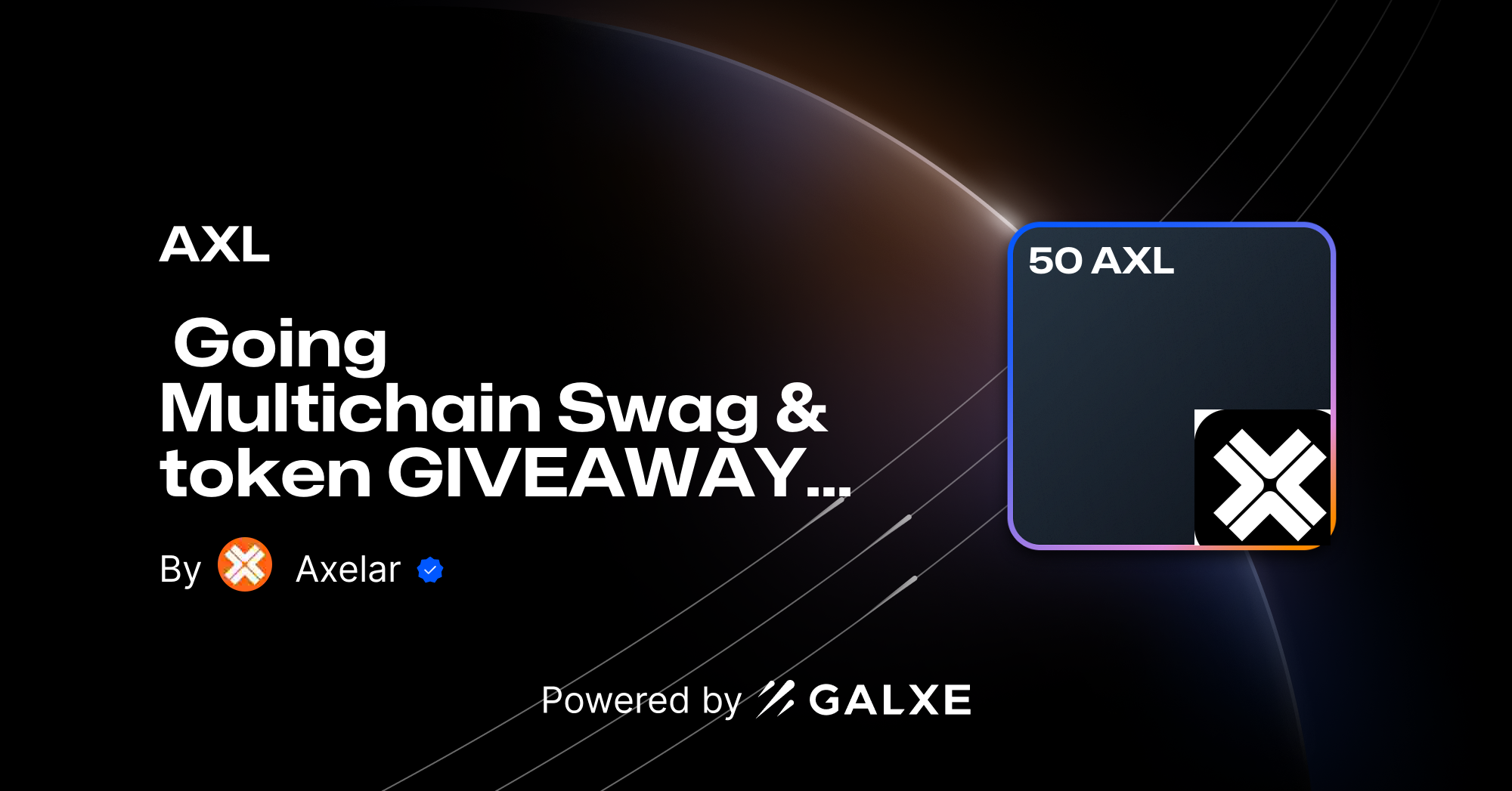 🔥 Going Multichain Swag & token GIVEAWAY Day 3: Stacks 🔥 by Axelar ...