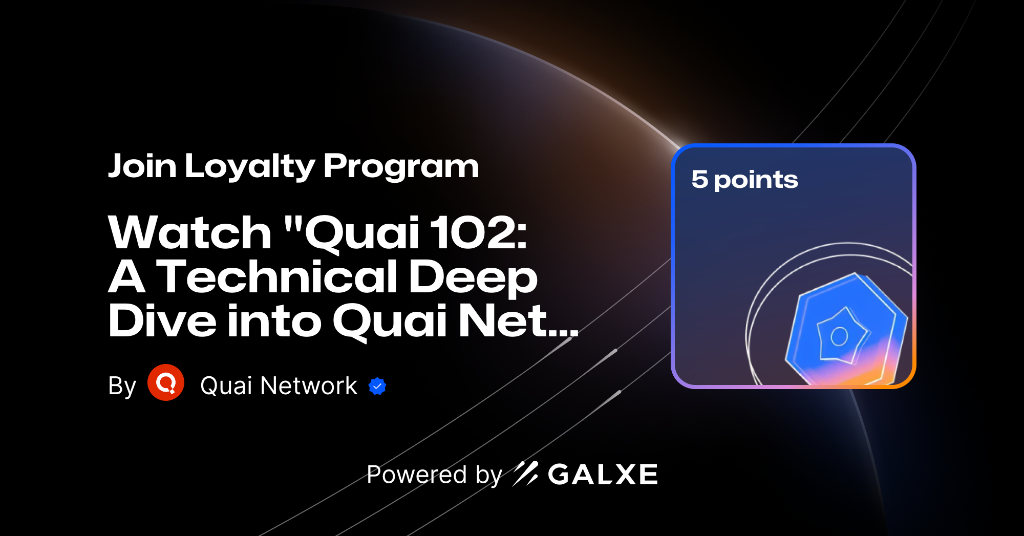 Watch "Quai 102: A Technical Deep Dive into Quai Network" on YouTube by Quai Network | Galxe Quest