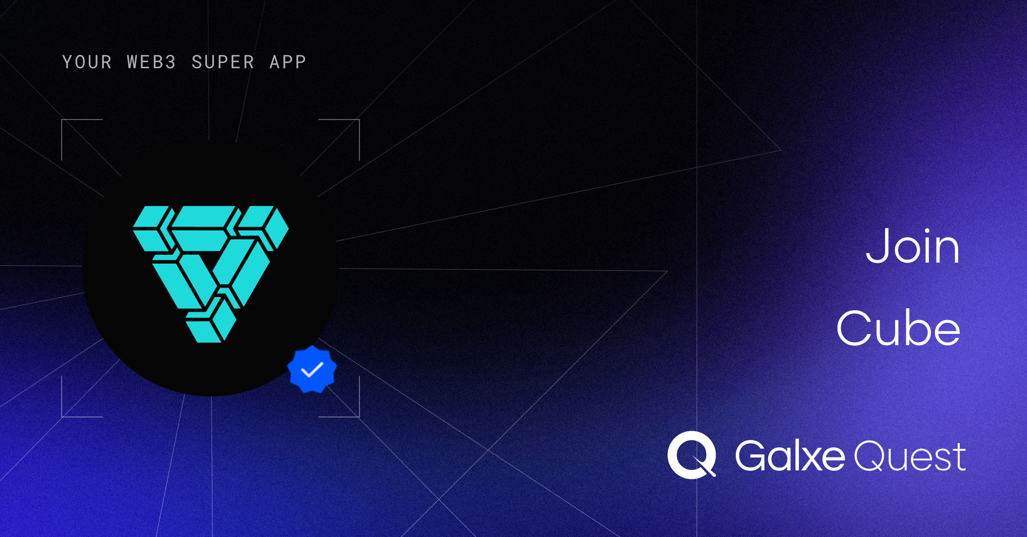 Join Cube on Galxe Quest