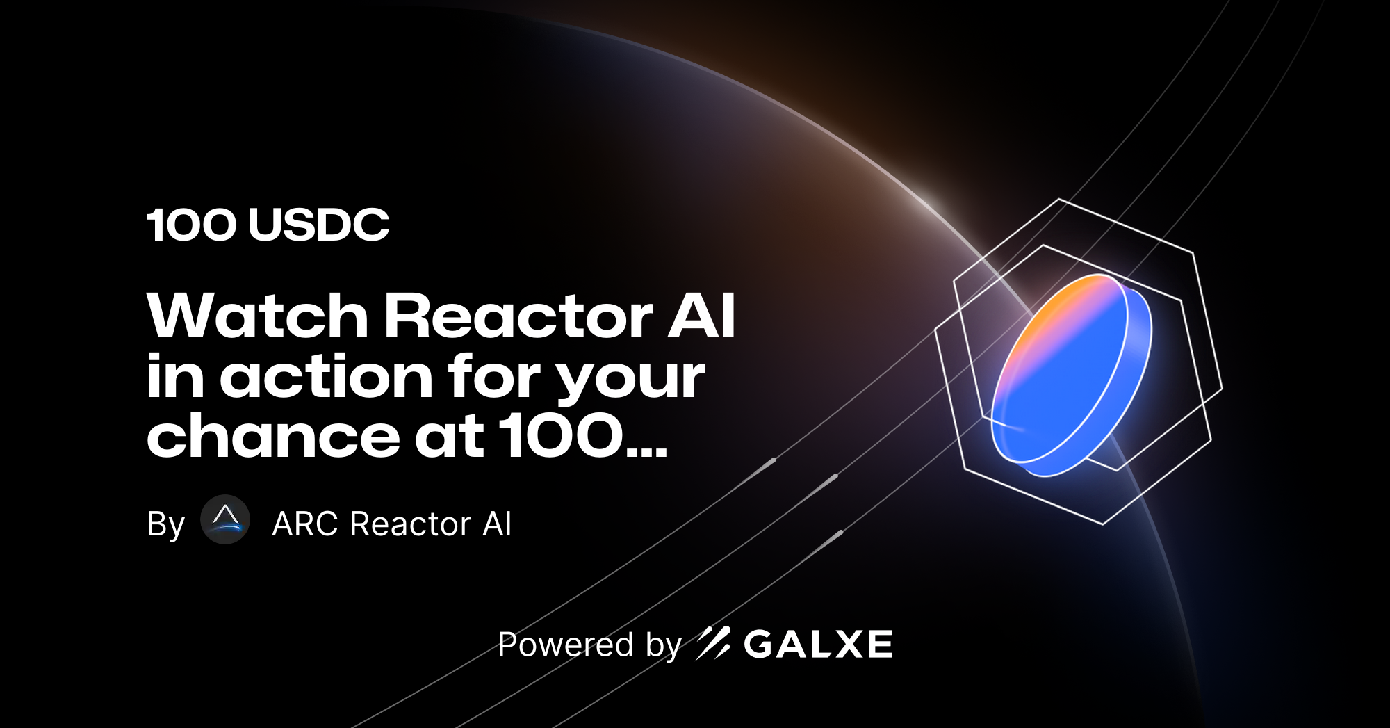 Watch Reactor AI in action for your chance at 100 USDC by ARC Reactor ...